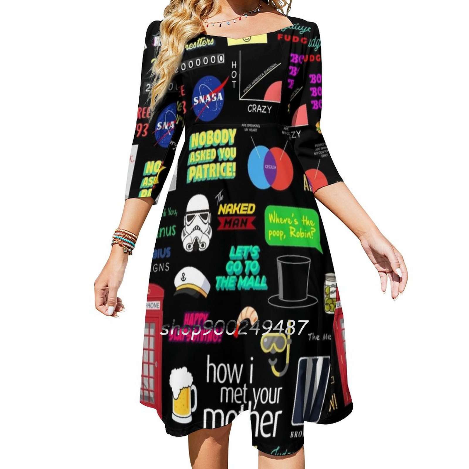 How I Met Your Mother | Himym | Tv Show | Collage Evening Party Dresses ...