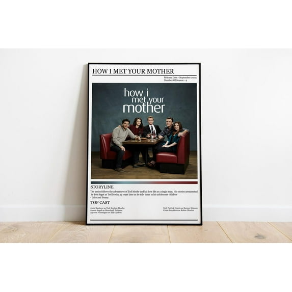 How I Met Your Mother : Himym Tv Show Wall Art #293, Unframed Poster ...
