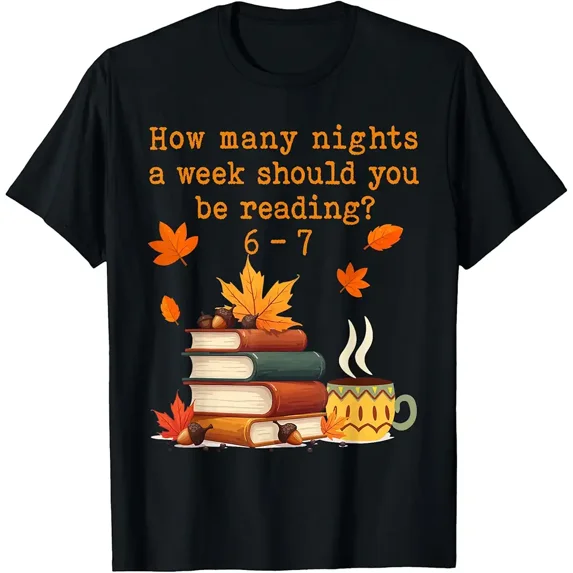 How Many Nights Reading 67 Funny Meme Six Seven Teacher 6 7 T-Shirt ...