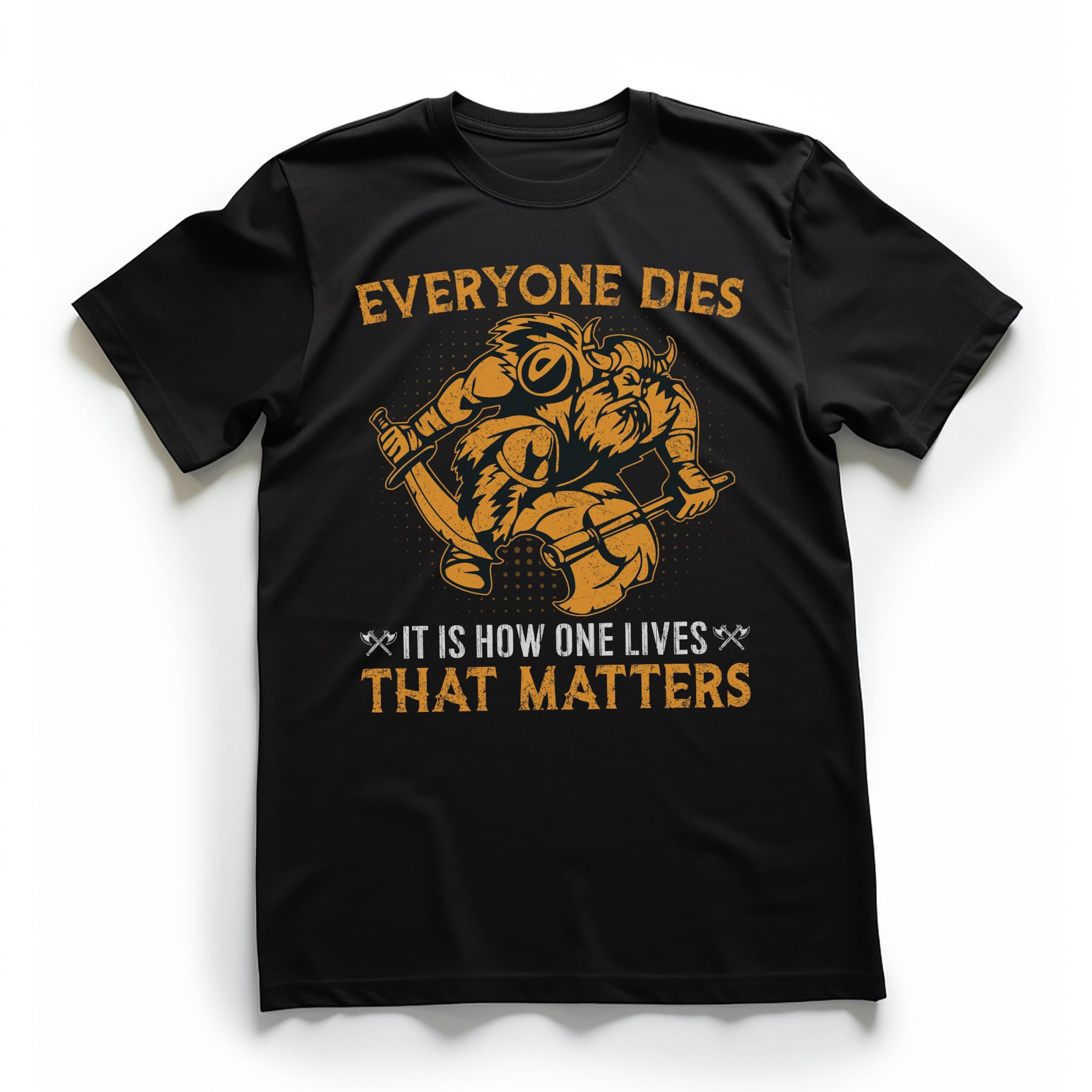 How One Lives Matters Viking T-Shirt | Men's Viking Themed Shirt ...