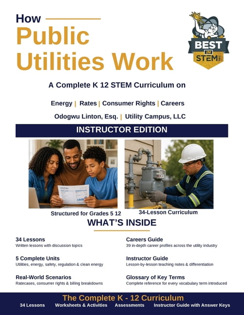 How Public Utilities Work: A Complete K-12 STEM Curriculum on Energy ...