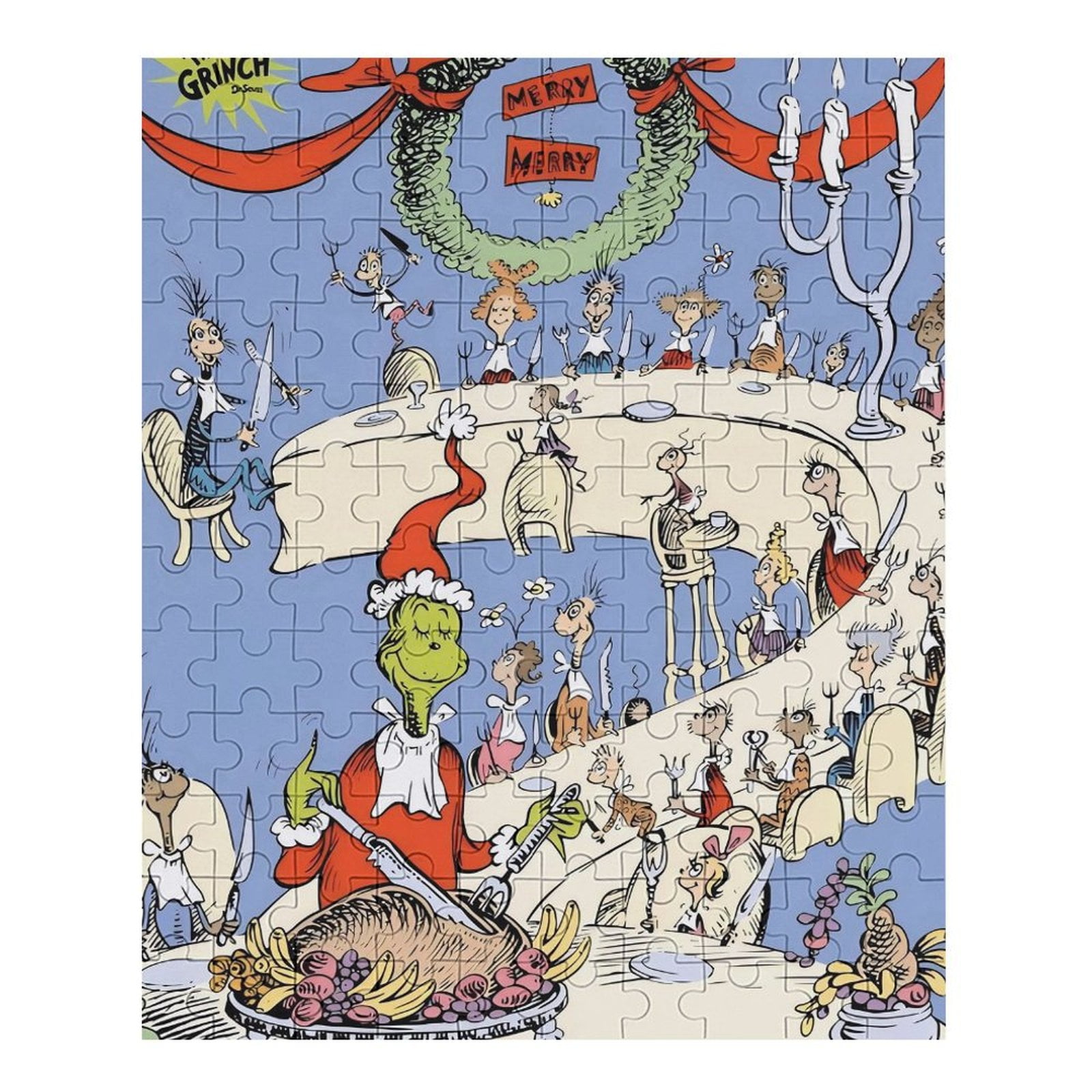 How The G.rinch Stole Christmas Jigsaw Puzzles Interlocking puzzles for ...