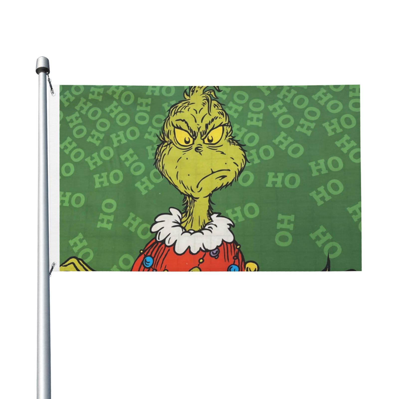 How The Grinch Stole Christmas Collection Green 3x5ft Face Flag Fade ...