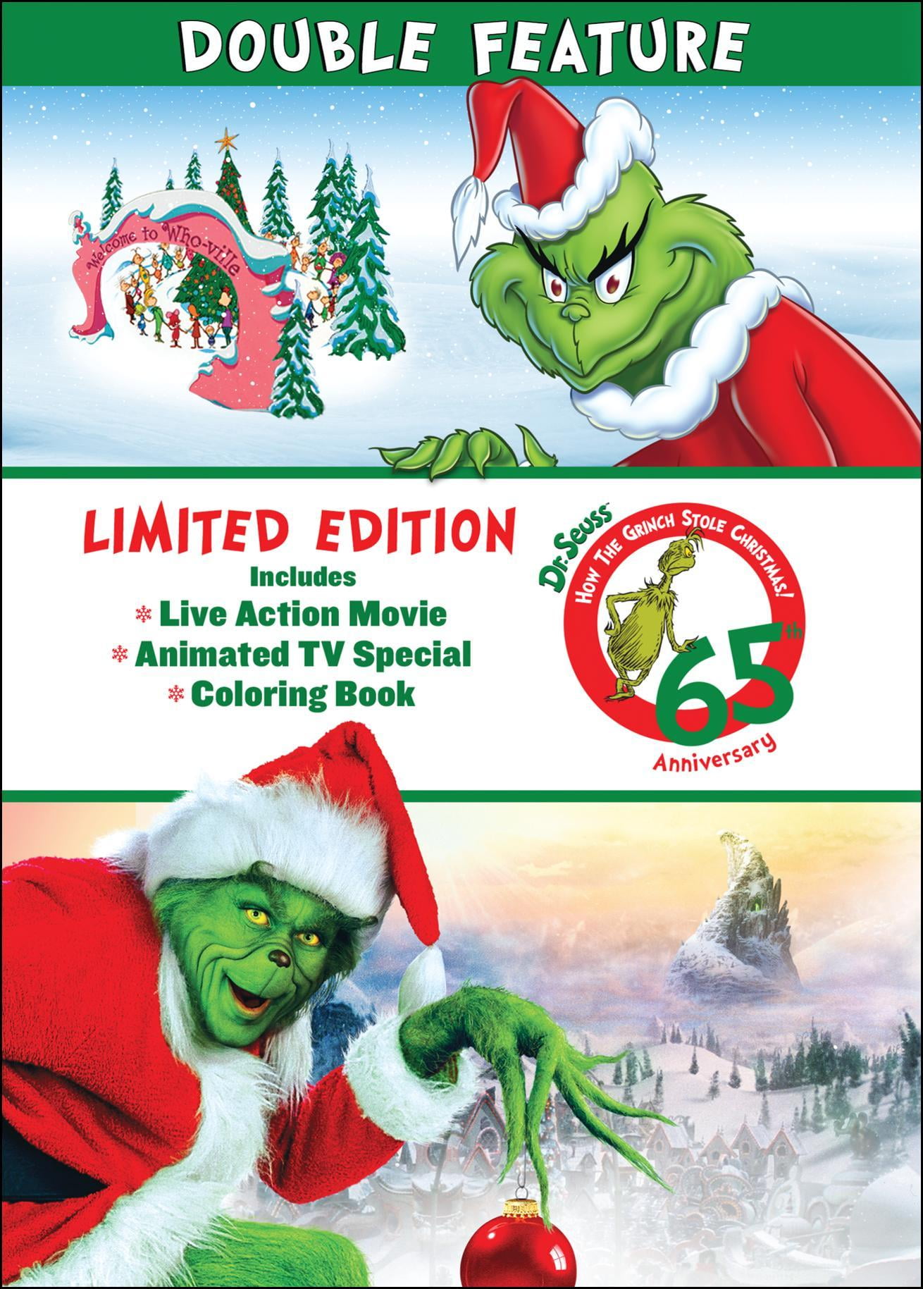 How The Grinch Stole Christmas Double Feature (Walmart Exclusive) (Dr ...