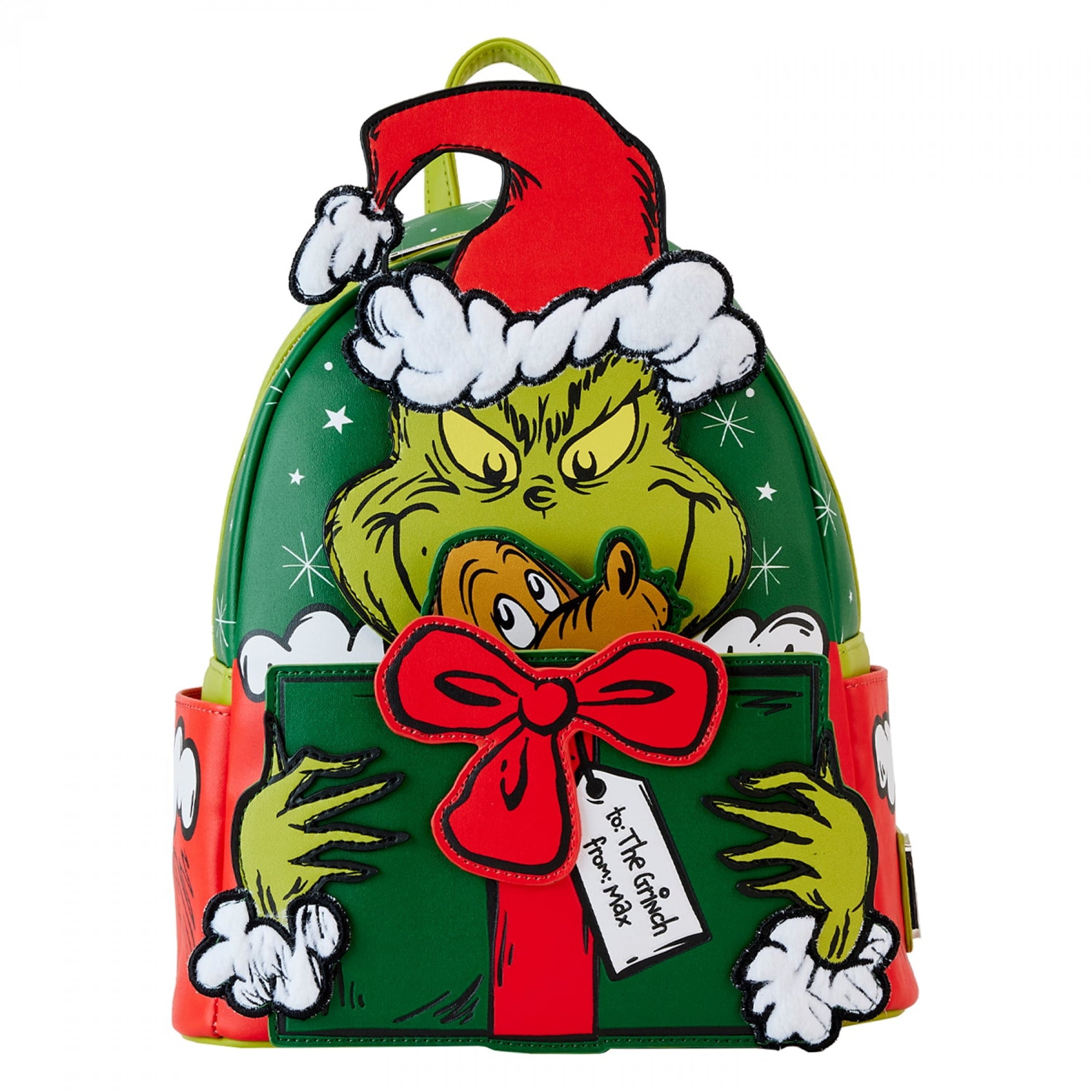 Loungefly Dr. Seuss Santa Grinch Cosplay Mini Backpack for School ...