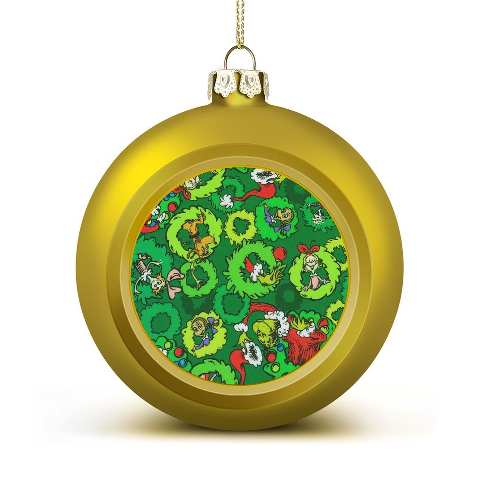 How The Grinch Stole Christmas Pine Christmas Ball Ornaments for Tree ...