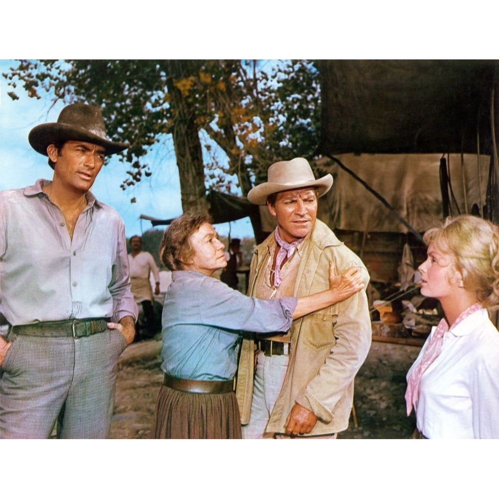 How The West Was Won Gregory Peck Thelma Ritter Robert Preston Debbie ...