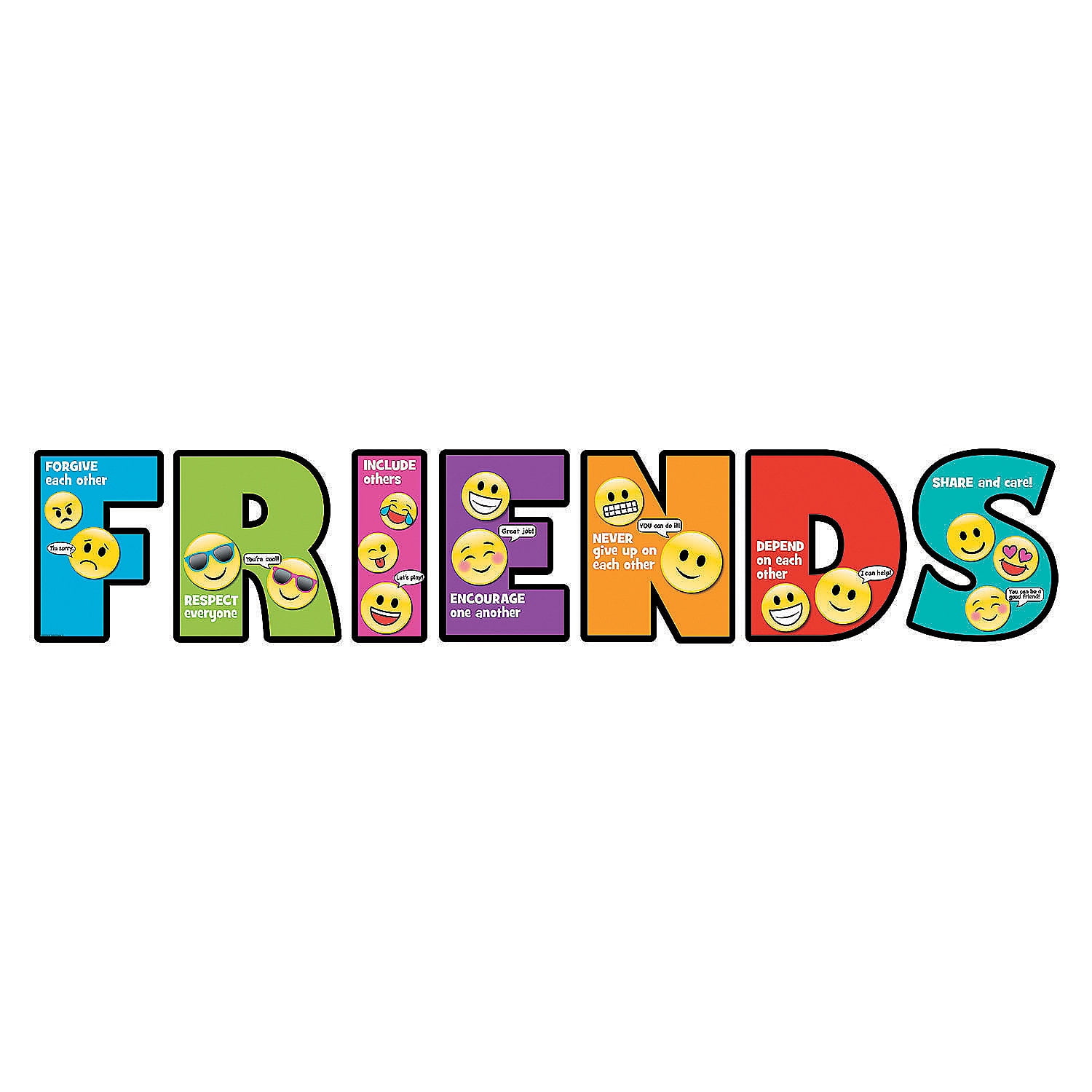 How To Be A Friend Poster Set - Educational - 7 Pieces - Walmart.com