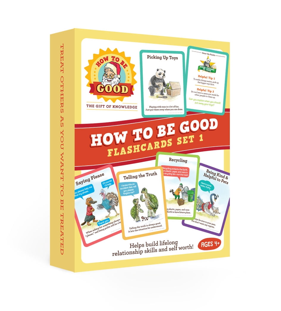 How To Be Good Flashcards set 1 (Santa Edition) - Walmart.com