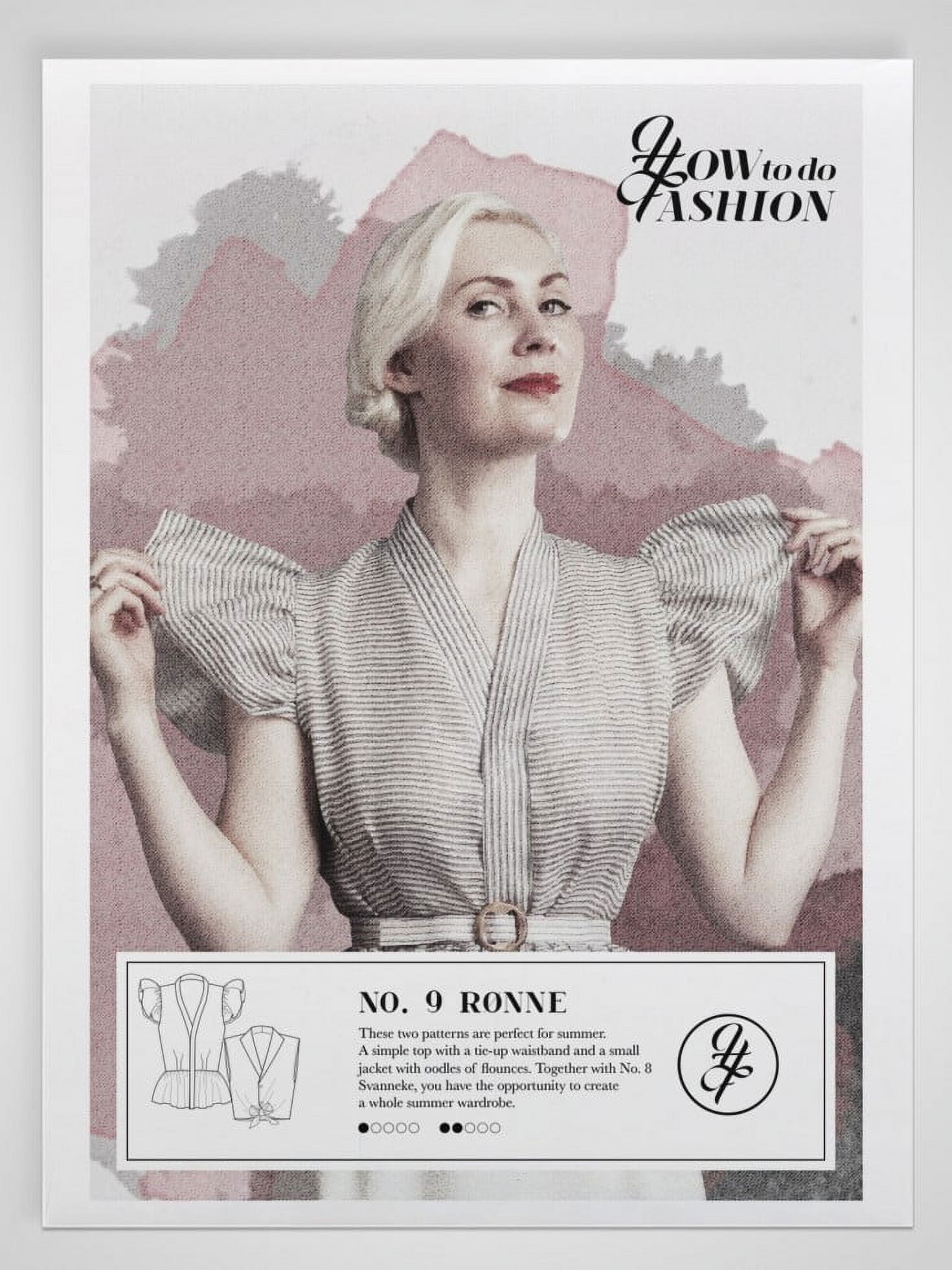 How To Do Fashion Sewing Pattern Ronne Blouse Women 32-54 Tops, Vintage ...