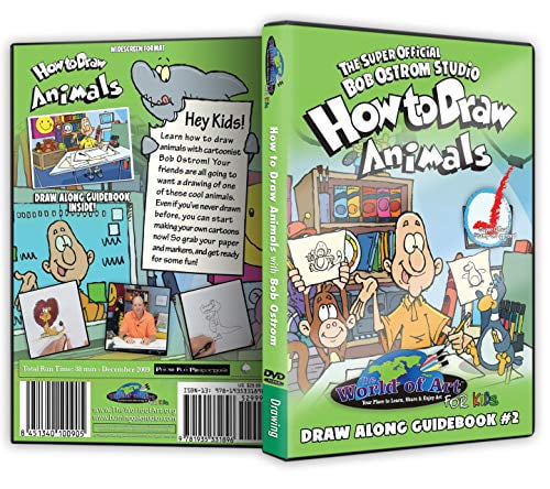 How To Draw Animals - The Super Official Bob Ostrom Cartoon Studio (DVD ...