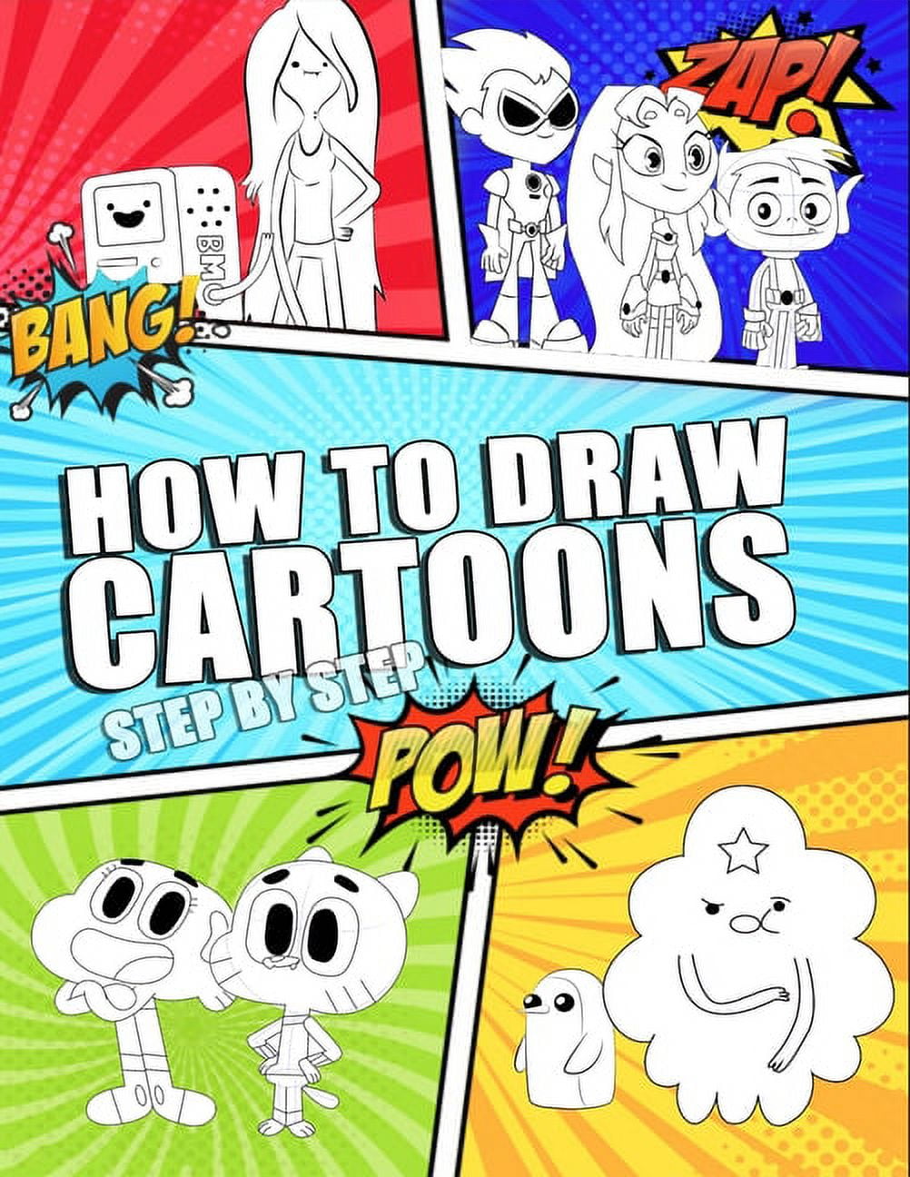 How To Draw Cartoons Step By Step (Paperback) - Walmart.com