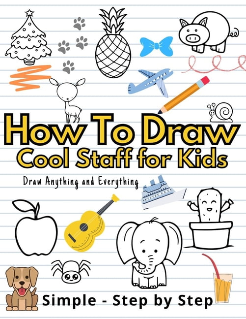 How To Draw Cute Staff for Kids: Cool Things Step-by-Step Drawing Guide ...