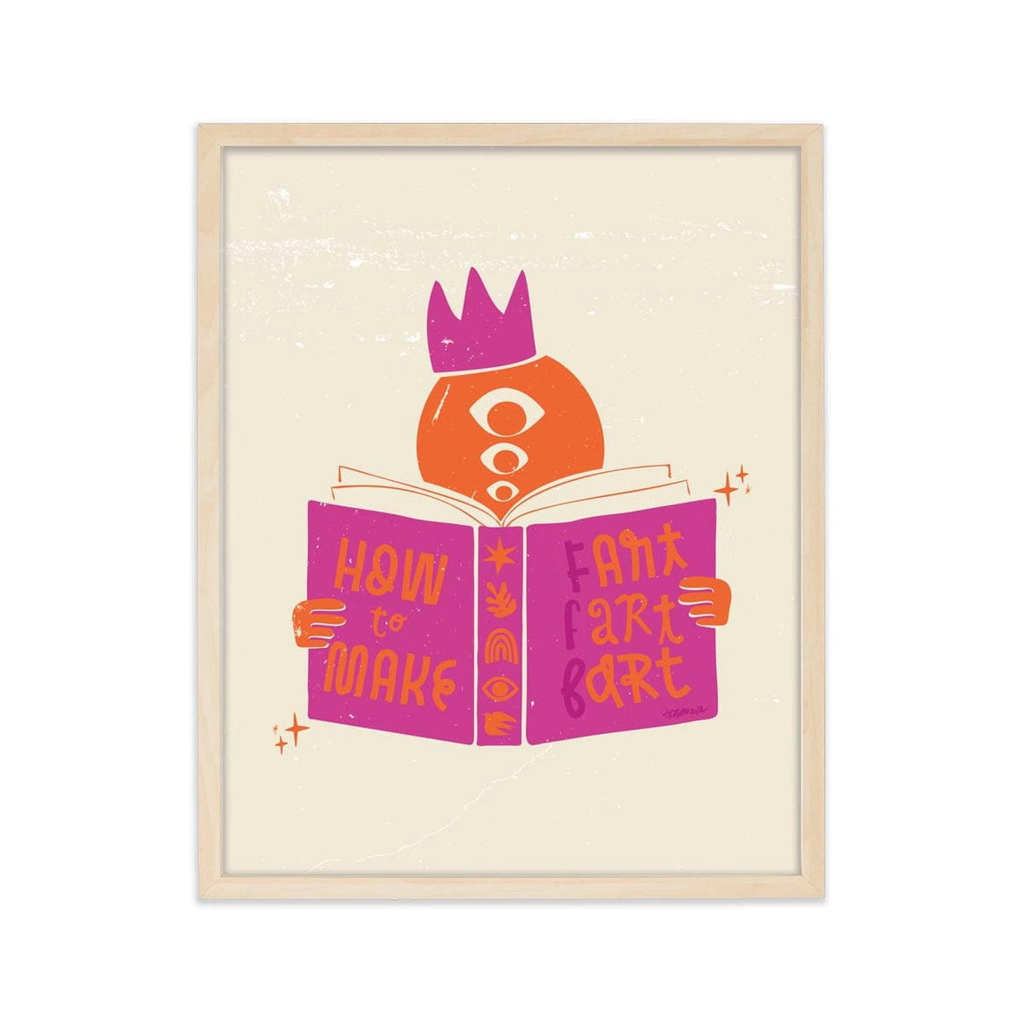 How To Make Art Print, Funny Poster, Irreverent Contemporary Pop Color ...