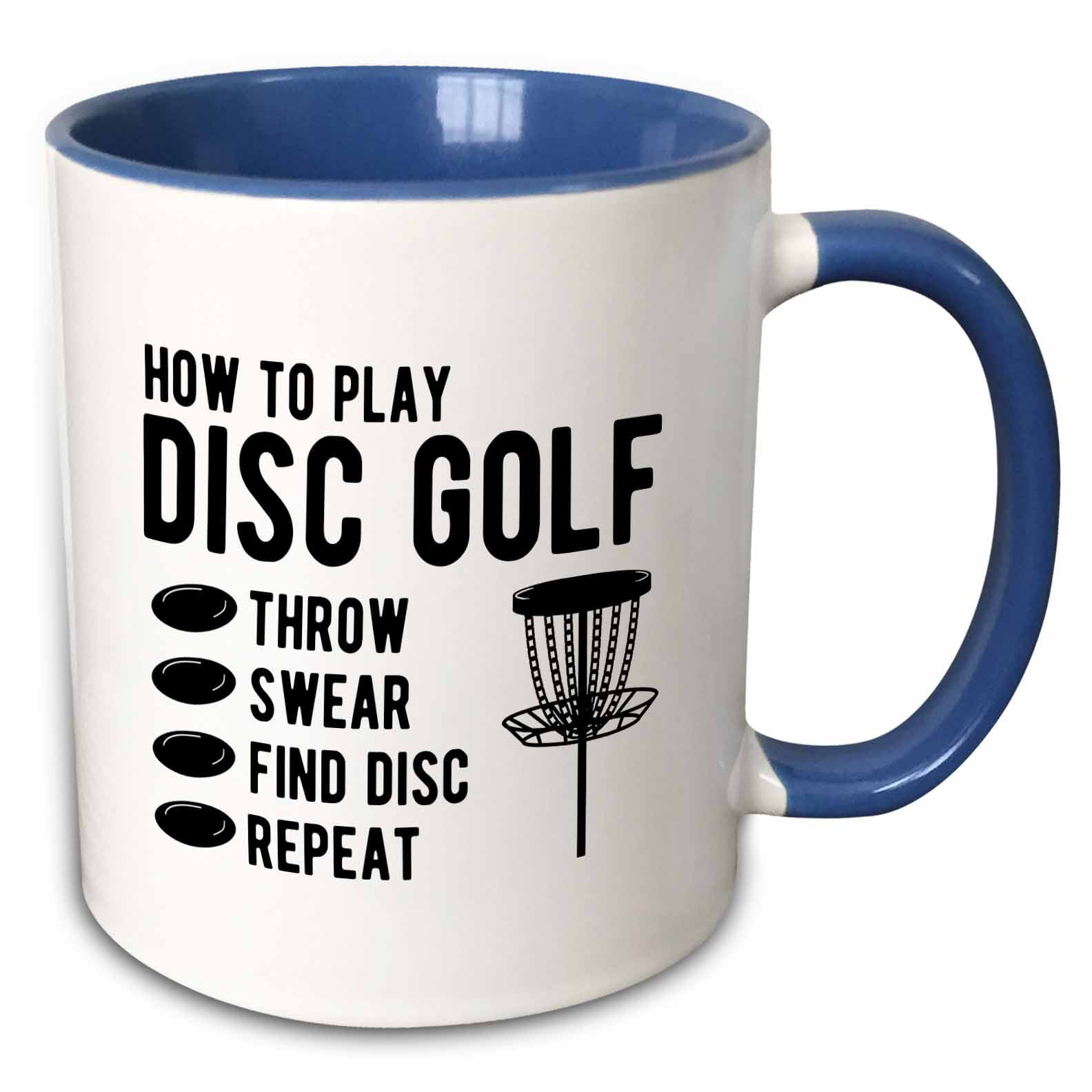 3drose, How to Play Disc Golf Throw Curse Find Disc Repeat. Black on ...