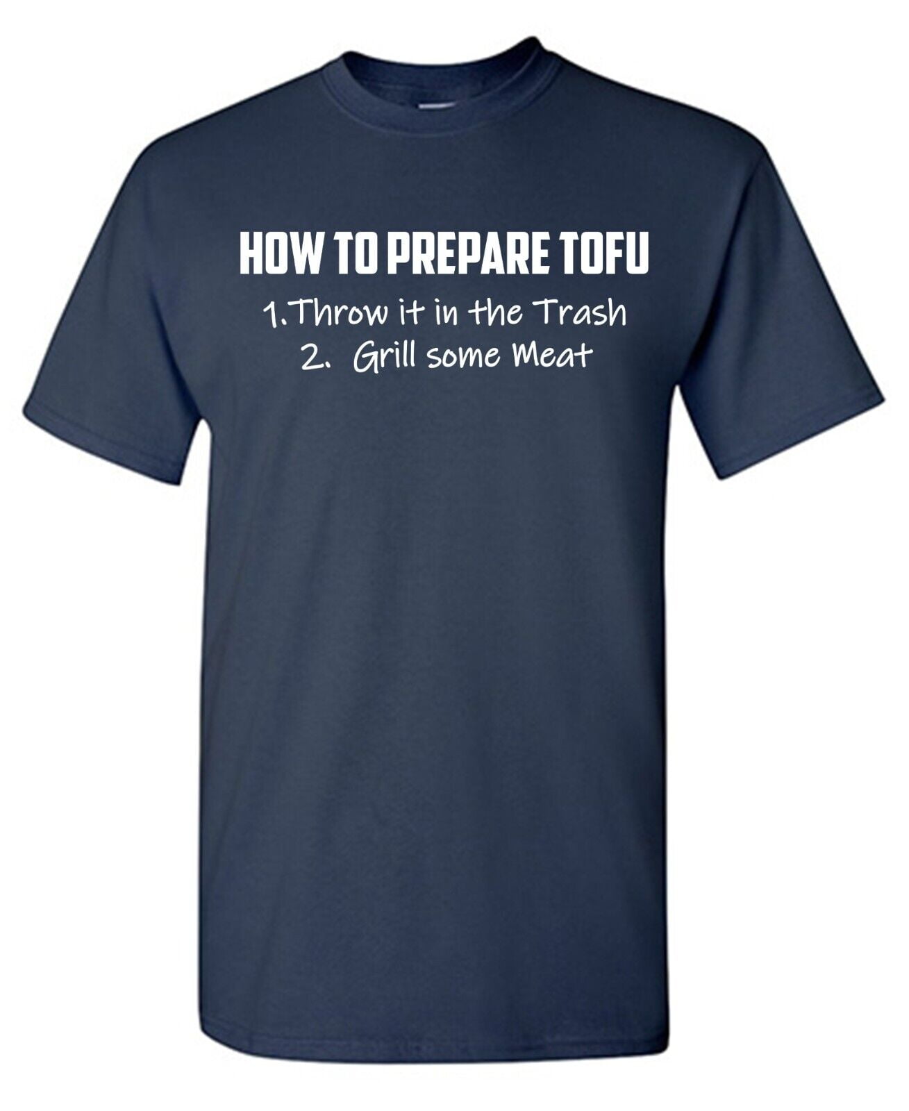 How To Prepare Tofu Sarcastic Humor Graphic Novelty Funny Tall T Shirt ...