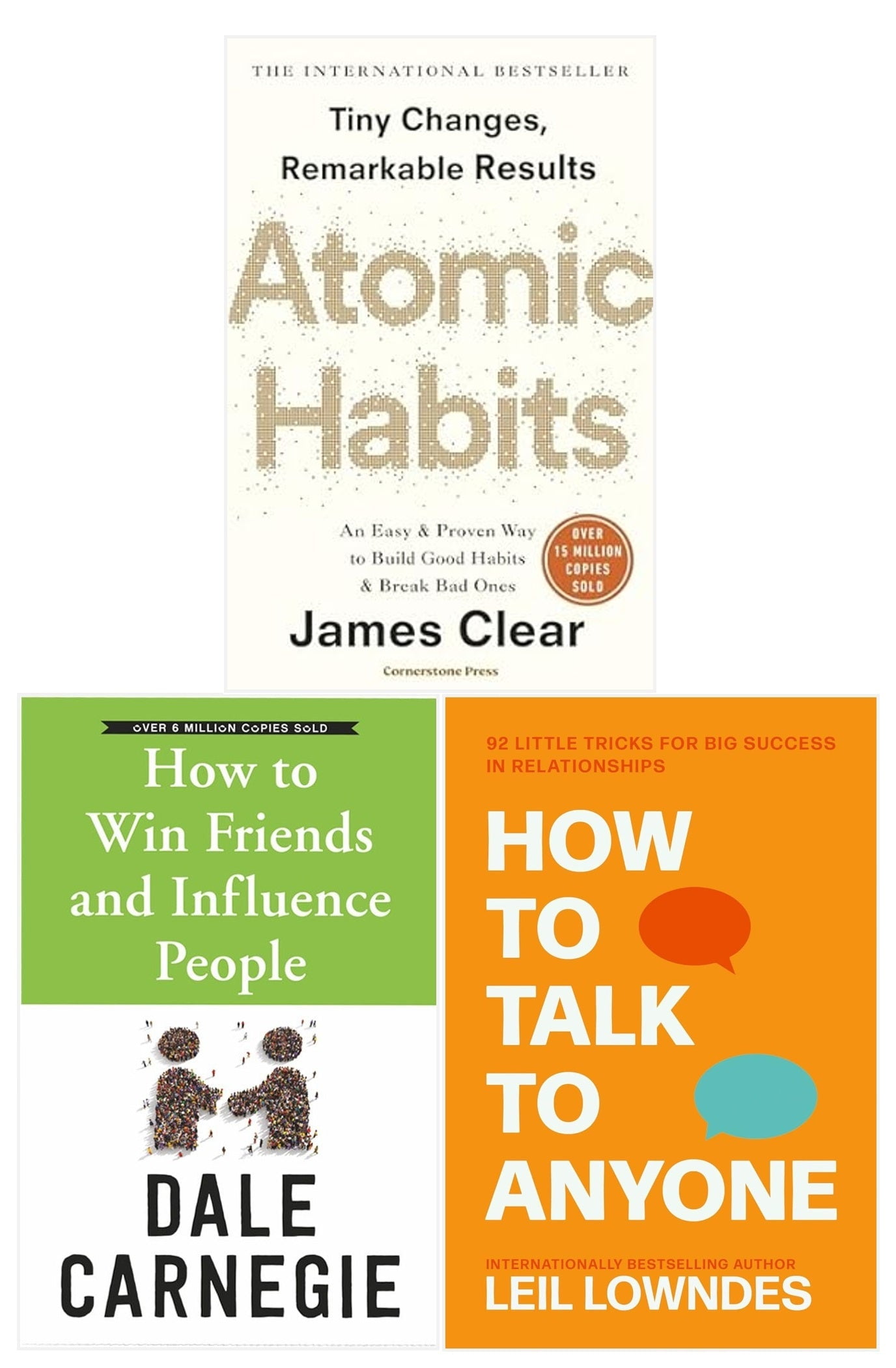 How To Talk To Anyone, Atomic Habits, How To Win Friends And Influence ...