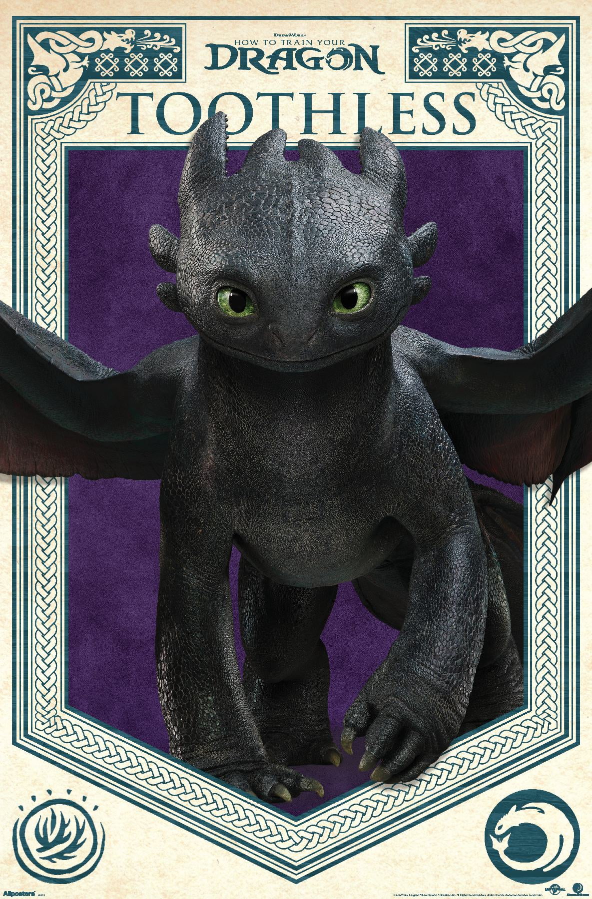 How To Train Your Dragon (2025) - Toothless Wall Poster, 22.375" x 34 ...