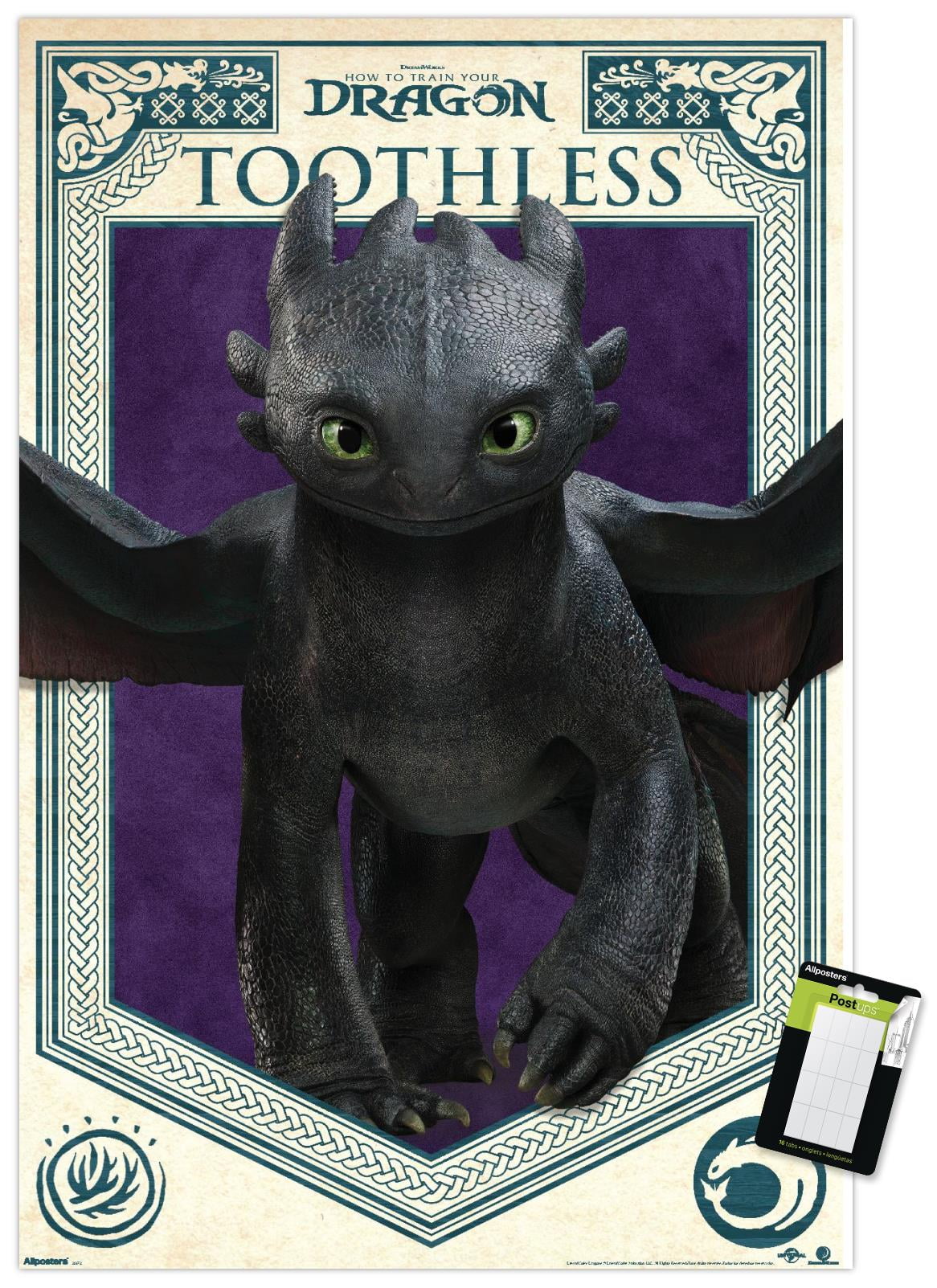 How To Train Your Dragon (2025) - Toothless Wall Poster, 22.375" x 34 ...