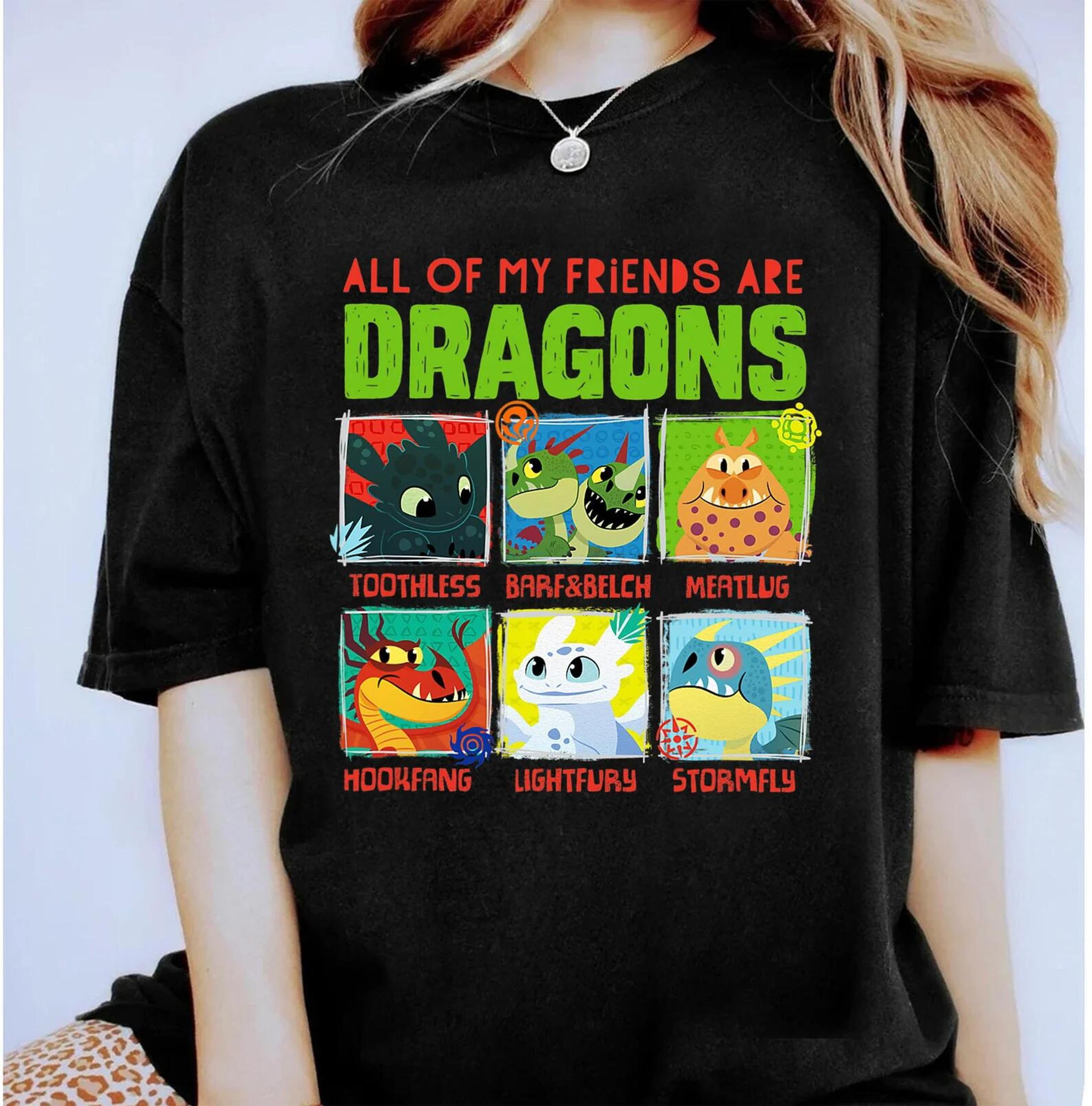 How To Train Your Dragon 3 Hidden World Dragon Friends Shirt, Toothless ...