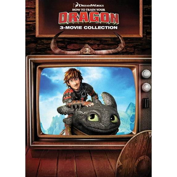 SDS How to Train Your Dragon 3-Movie DVD Collection Family Animation ...