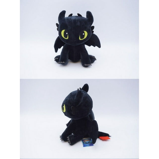 How To Train Your Dragon 3 Toothless Light Fury Plush Doll With Tag