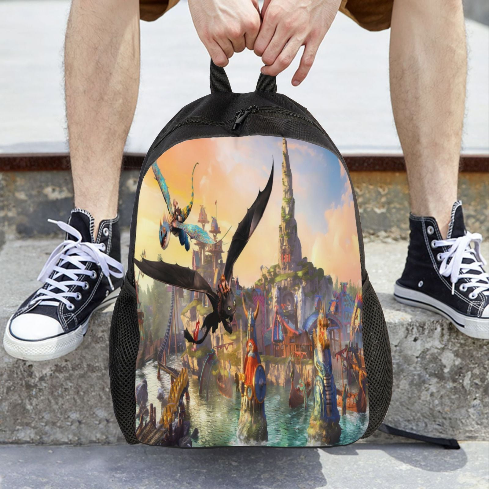 How To Train Your Dragon Backpack Basics Backpack for School, Study ...