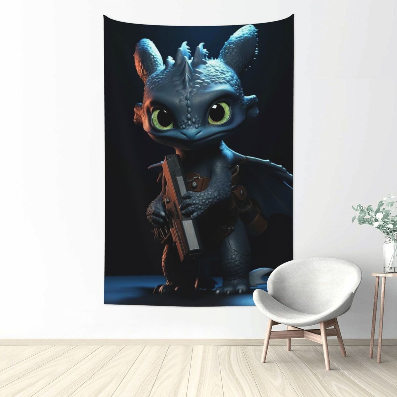 How To Train Your Dragon Bedroom Tapestry, King Size, Wall Hanging ...