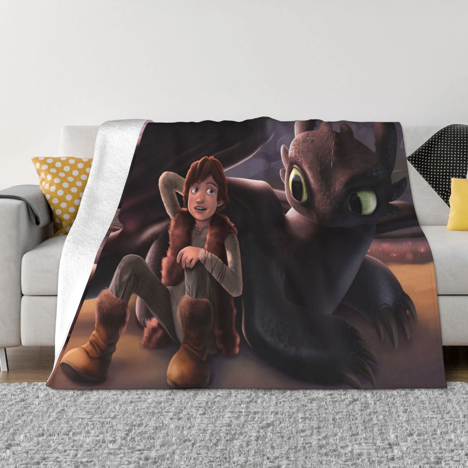 How To Train Your Dragon Blanket 50"X40" Soft Cozy Warm All Season ...