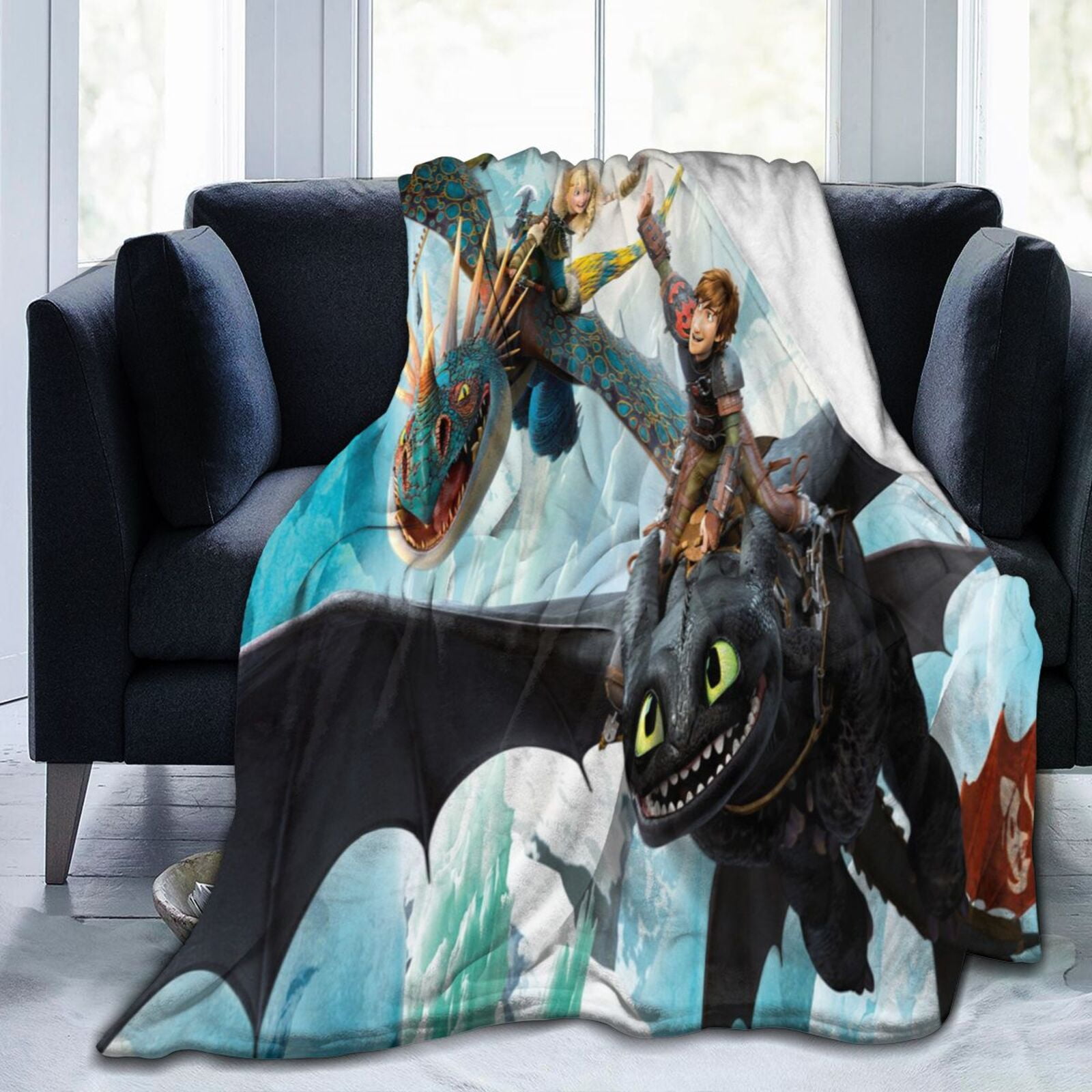 How To Train Your Dragon Blanket 50"X40" Soft Cozy Warm All Season ...