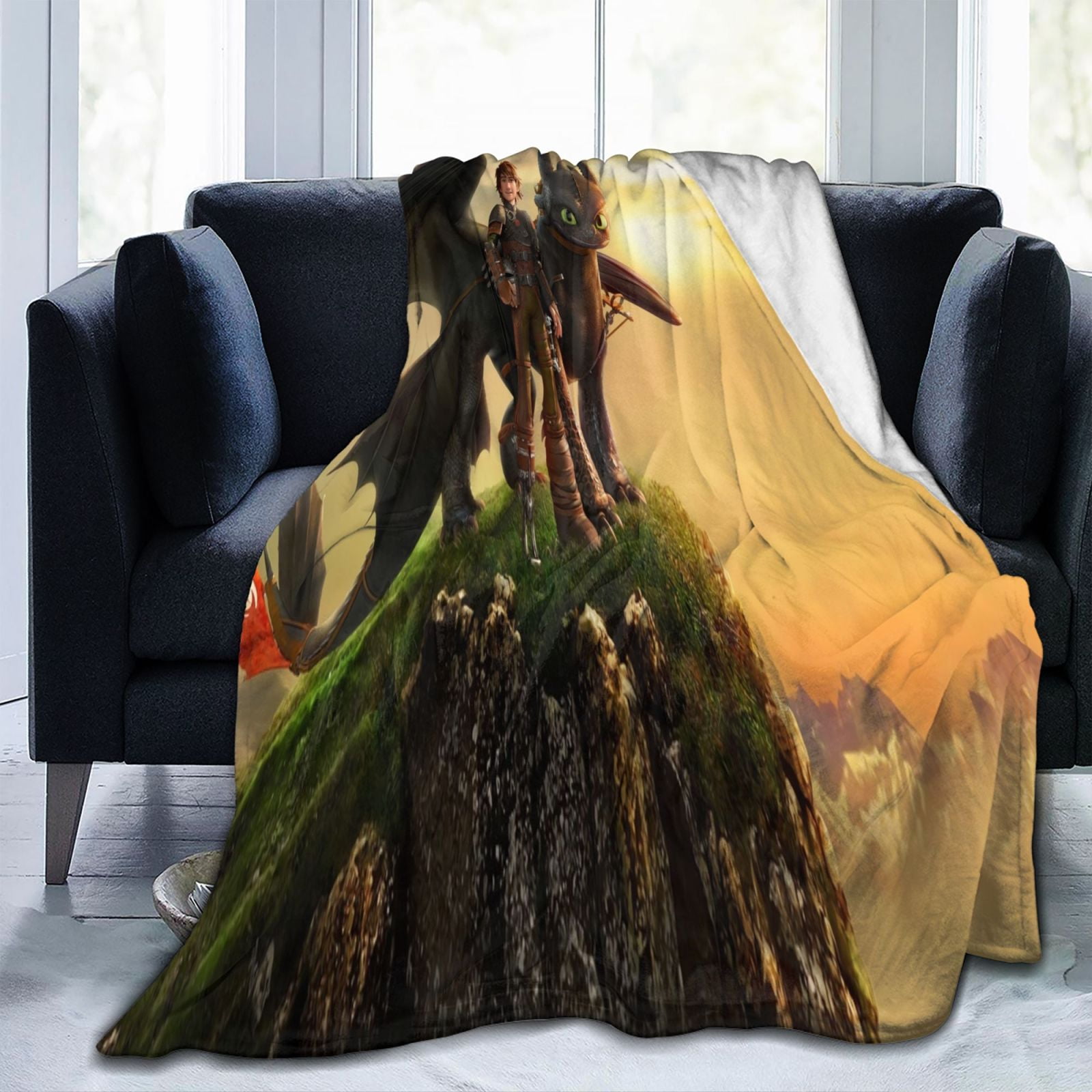 How To Train Your Dragon Blanket 60"X50" Soft Cozy Warm All Season ...