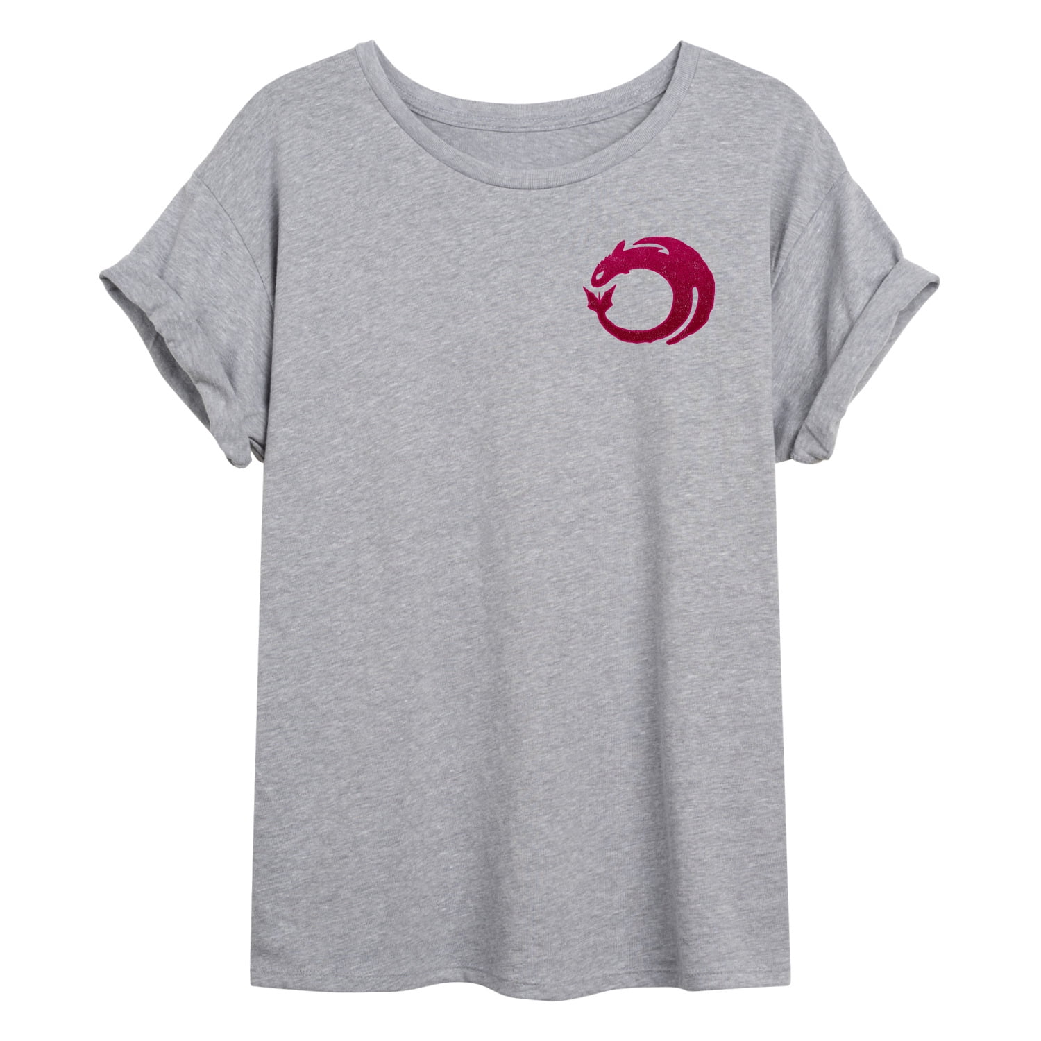 How To Train Your Dragon - Dragon Grid - Womens Oversized Graphic T ...