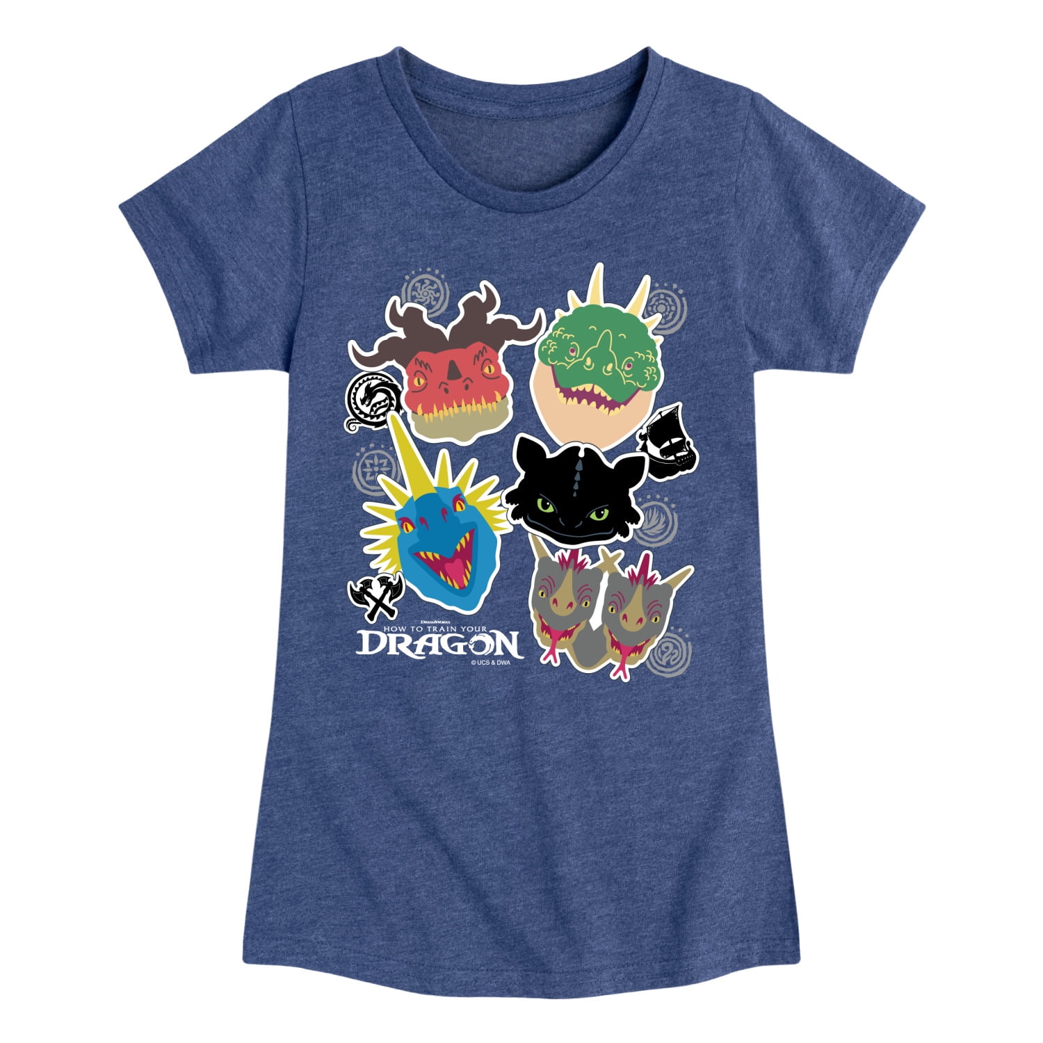 How To Train Your Dragon - Dragons - Toddler And Youth Girls Fitted ...