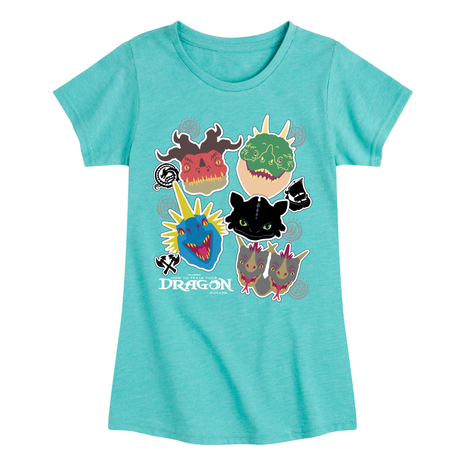 How To Train Your Dragon - Dragons - Toddler And Youth Girls Fitted ...