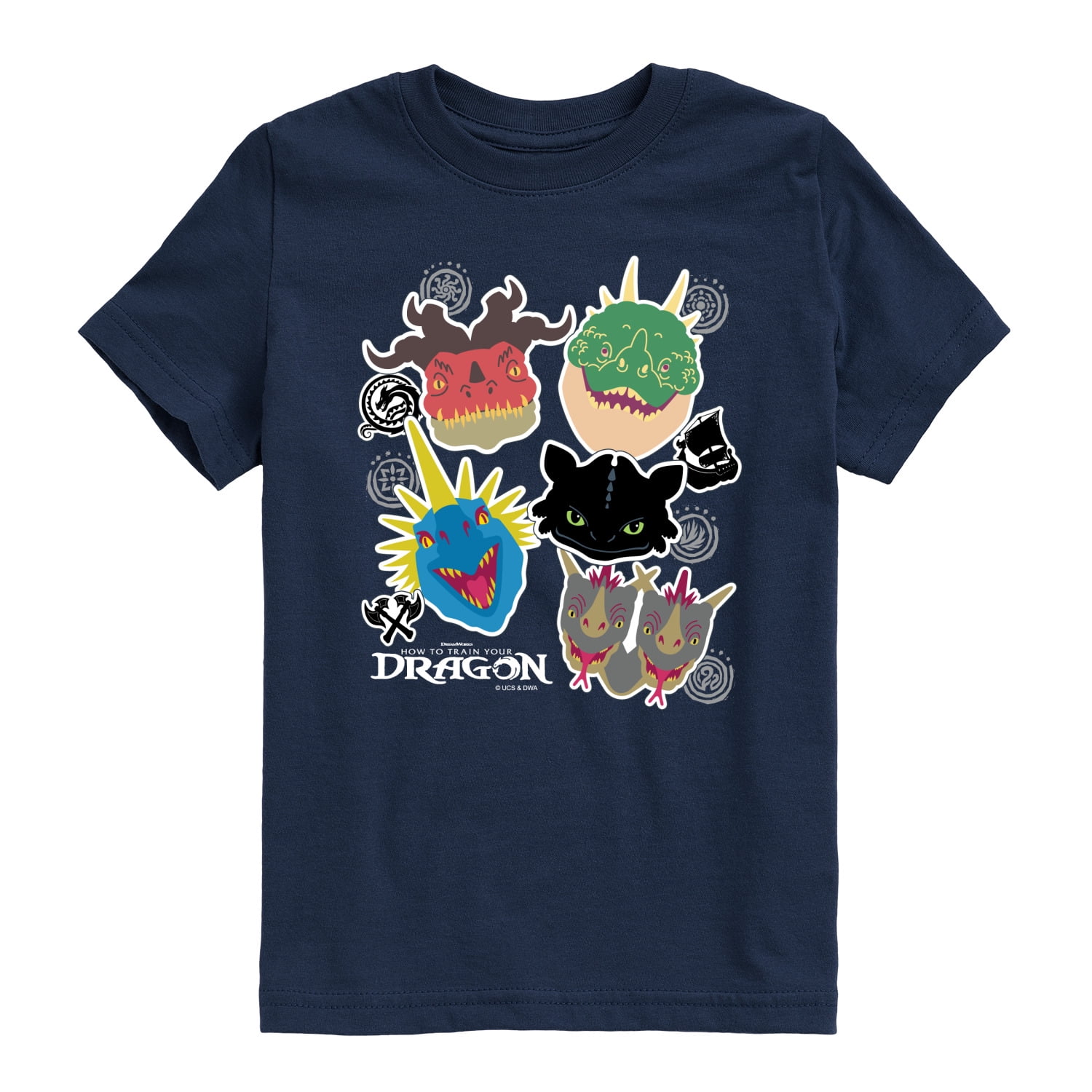 How To Train Your Dragon - Dragons - Toddler And Youth Short Sleeve Tee ...