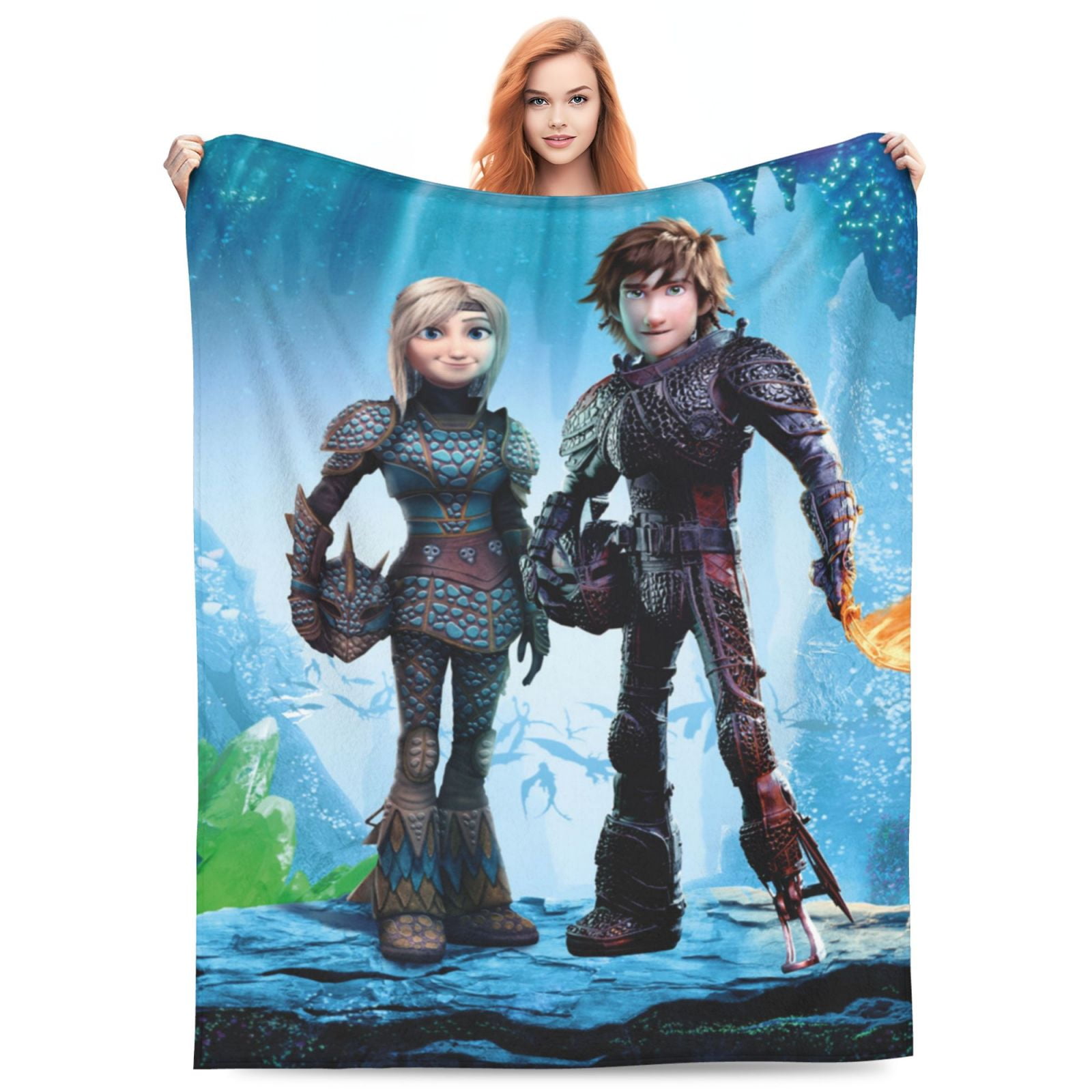 How To Train Your Dragon Fleece Blanket Super Soft Cozy Throw Blanket ...