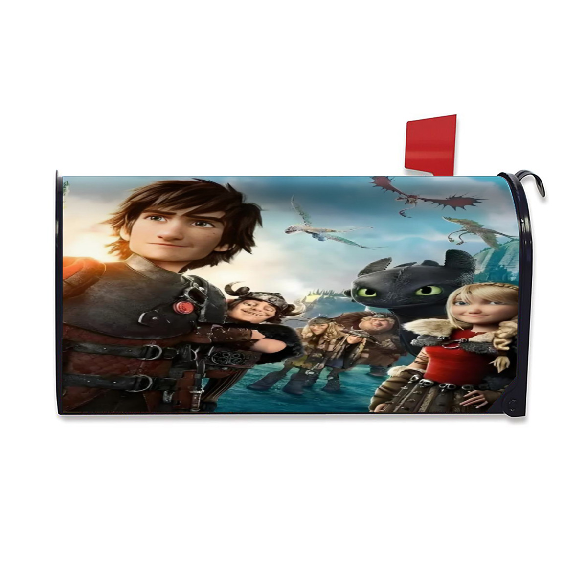 How To Train Your Dragon Personalized mailbox cover both sides ...
