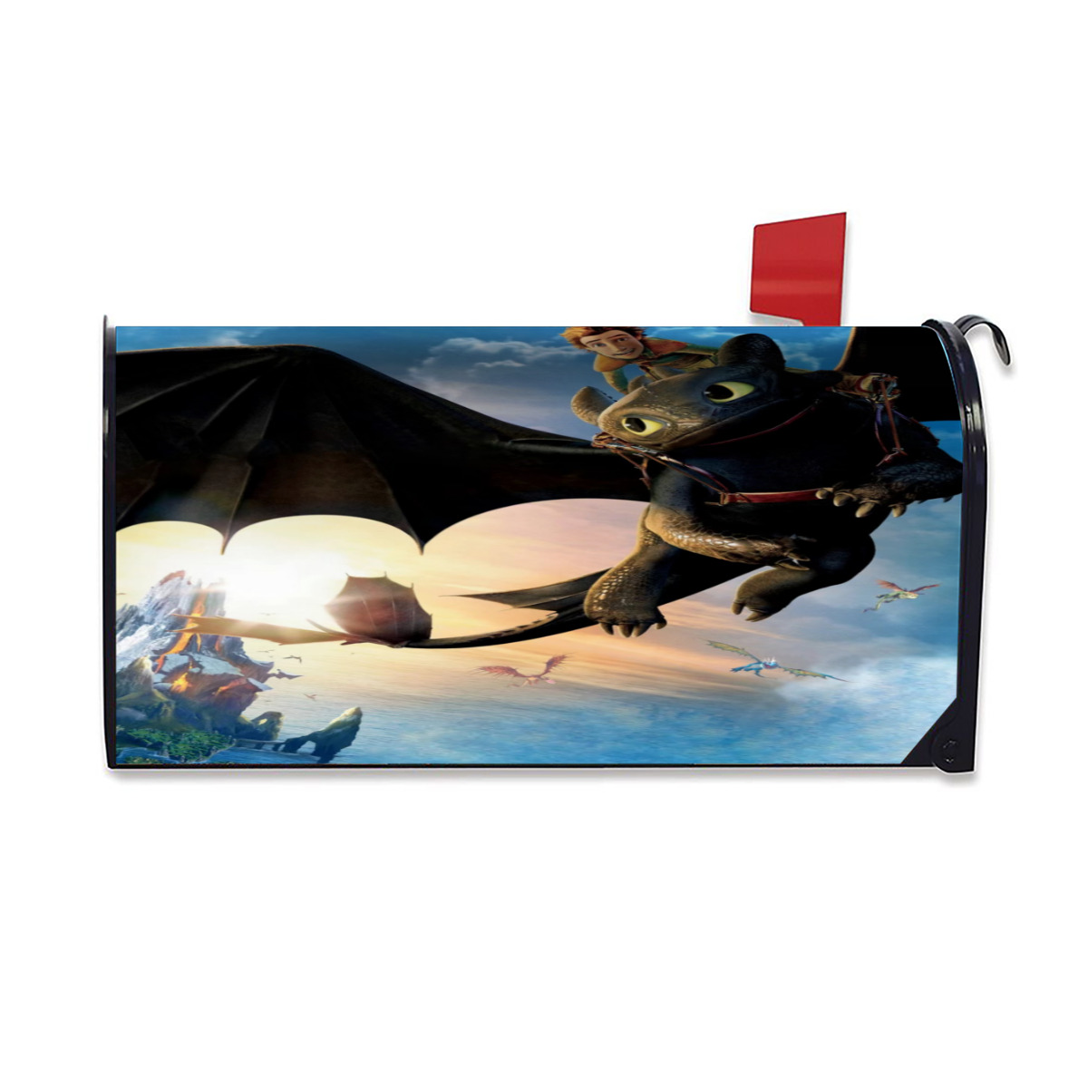 How To Train Your Dragon Personalized mailbox cover both sides ...