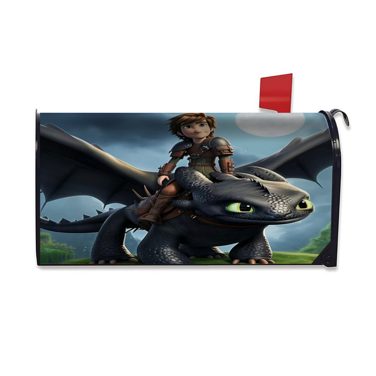 How To Train Your Dragon Personalized mailbox cover both sides ...