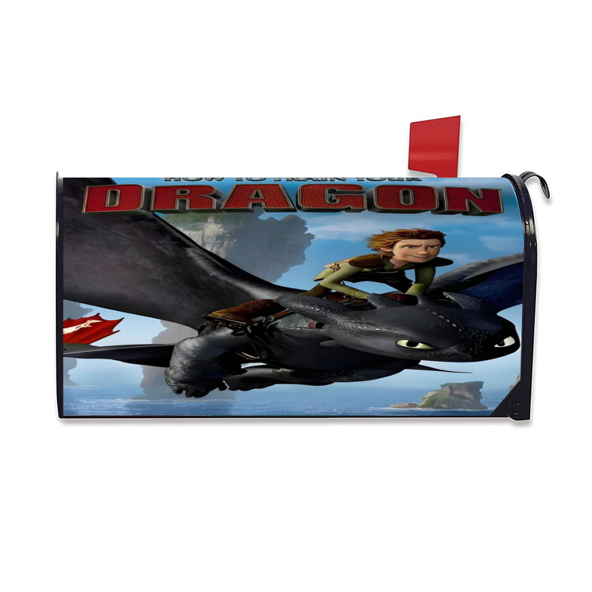How To Train Your Dragon Personalized mailbox cover both sides ...
