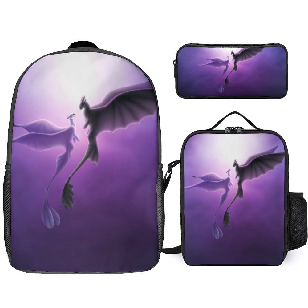 How To Train Your Dragon Toothless Backpack Set Cartoon Backpacks with ...
