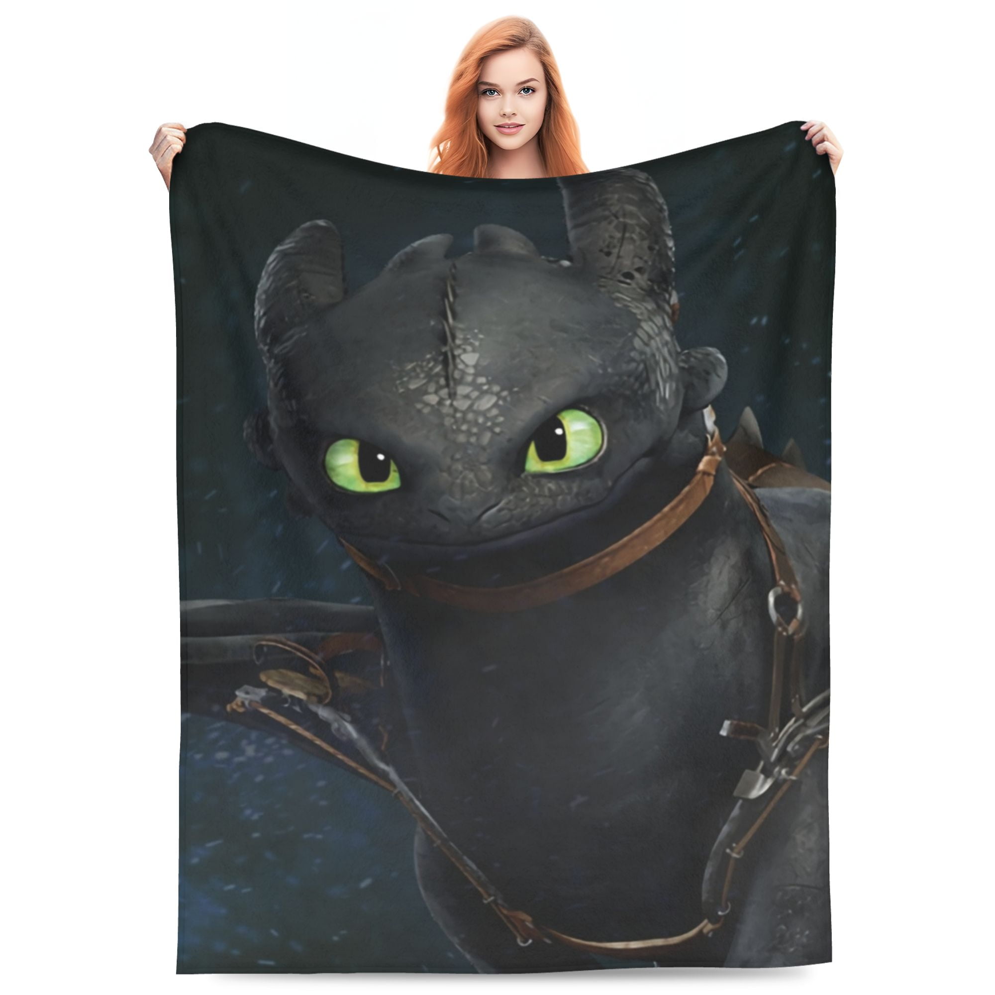 How To Train Your Dragon Toothless Blanket Flannel Fleece Bed Blanket ...