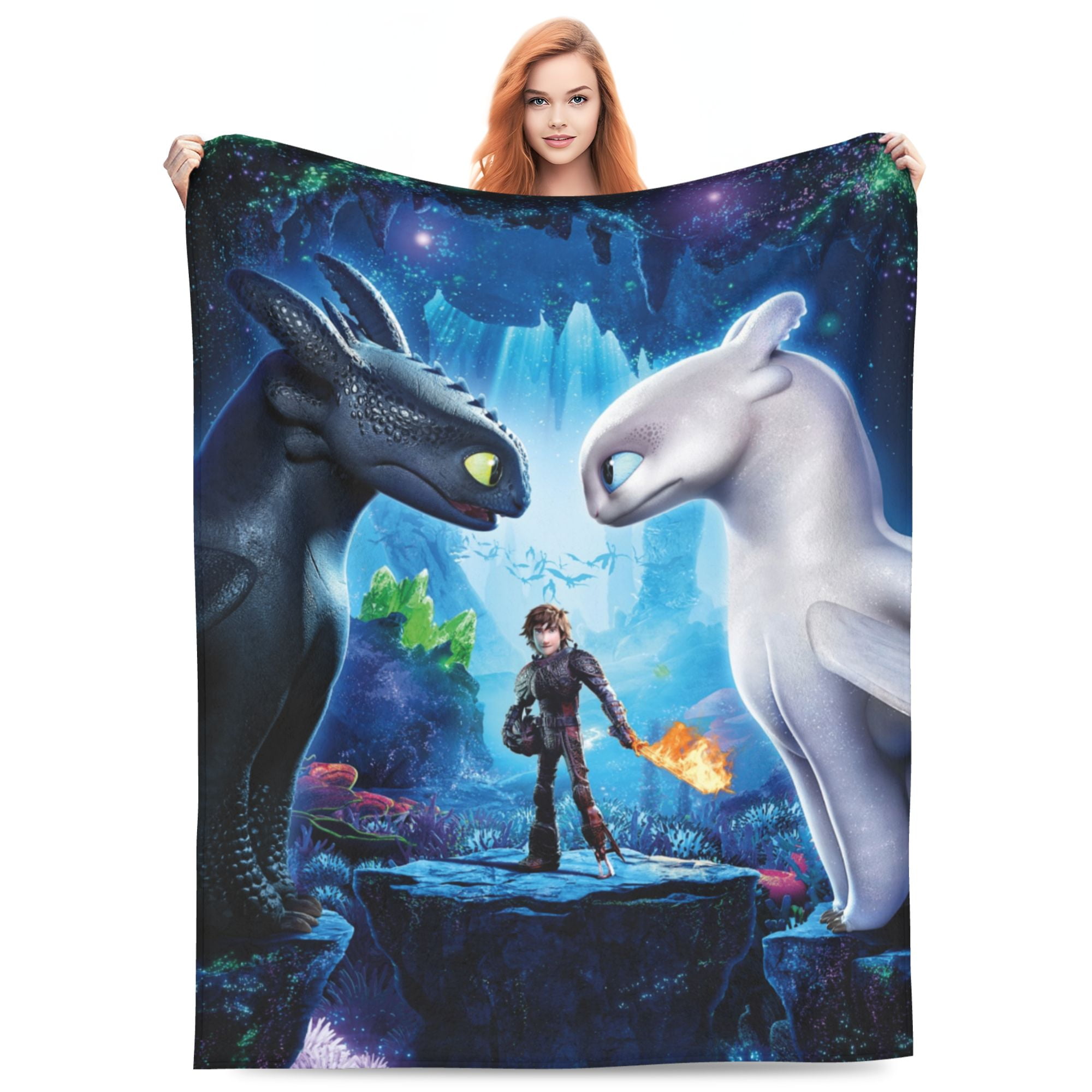 How To Train Your Dragon Toothless Blanket Flannel Fleece Bed Blanket ...