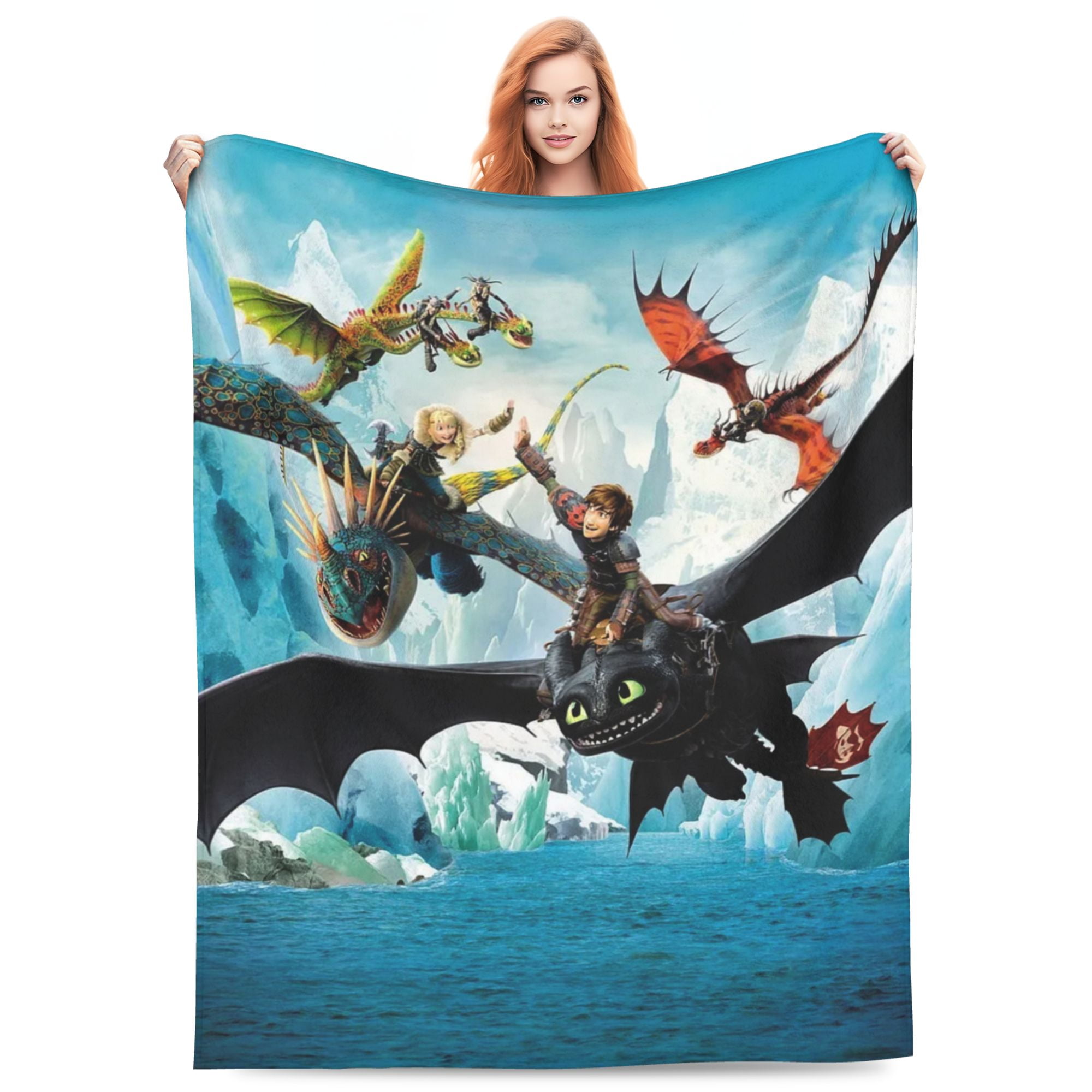 How To Train Your Dragon Toothless Blanket Flannel Fleece Bed Blanket ...