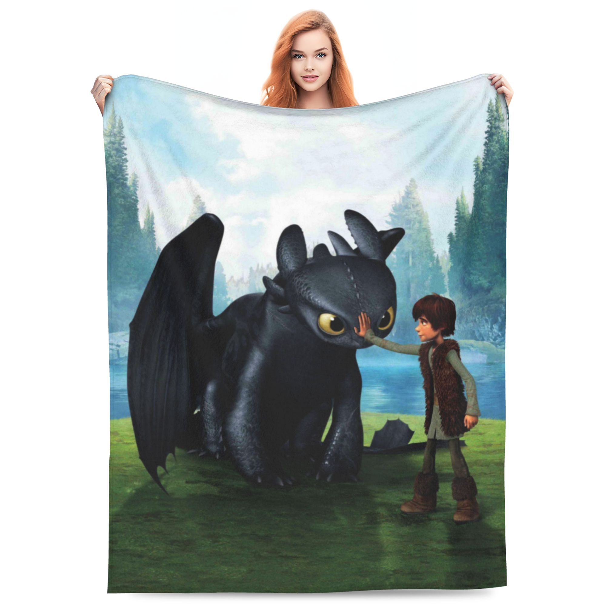 How To Train Your Dragon Toothless Blanket Flannel Fleece Bed Blanket ...