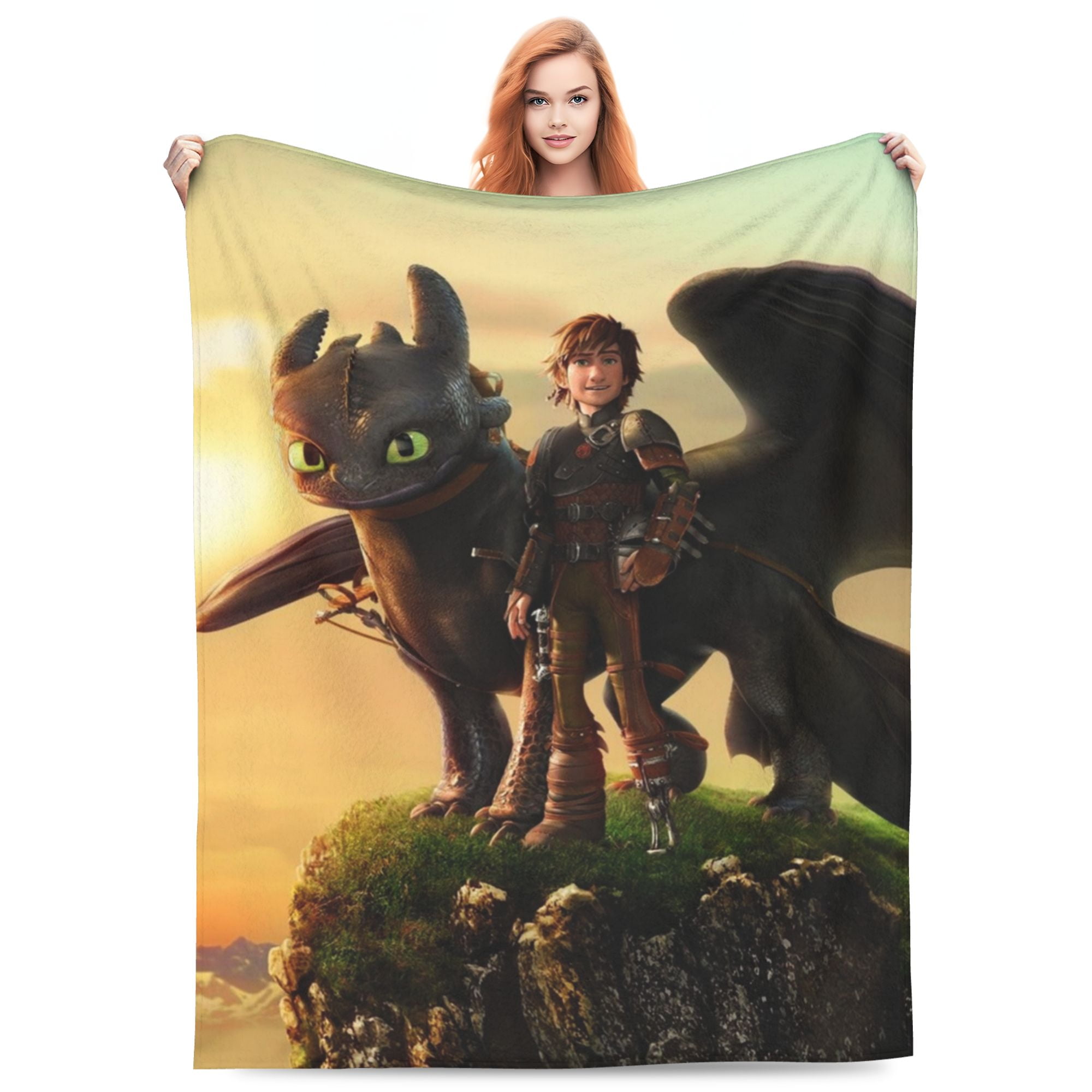How To Train Your Dragon Toothless Blanket Flannel Fleece Bed Blanket ...