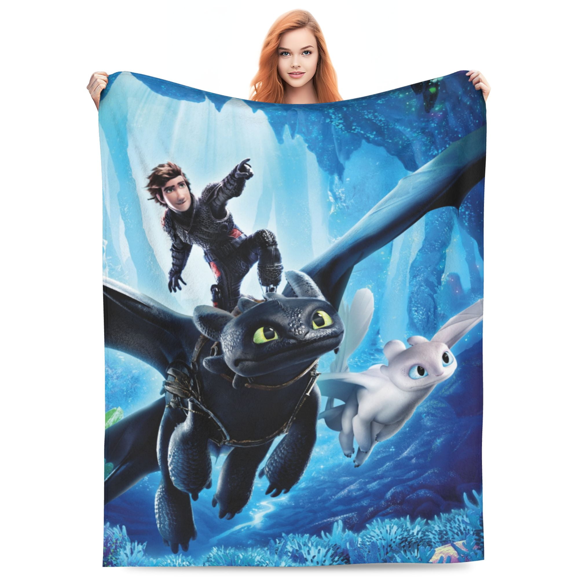 How To Train Your Dragon Toothless Blanket Flannel Fleece Bed Blanket ...