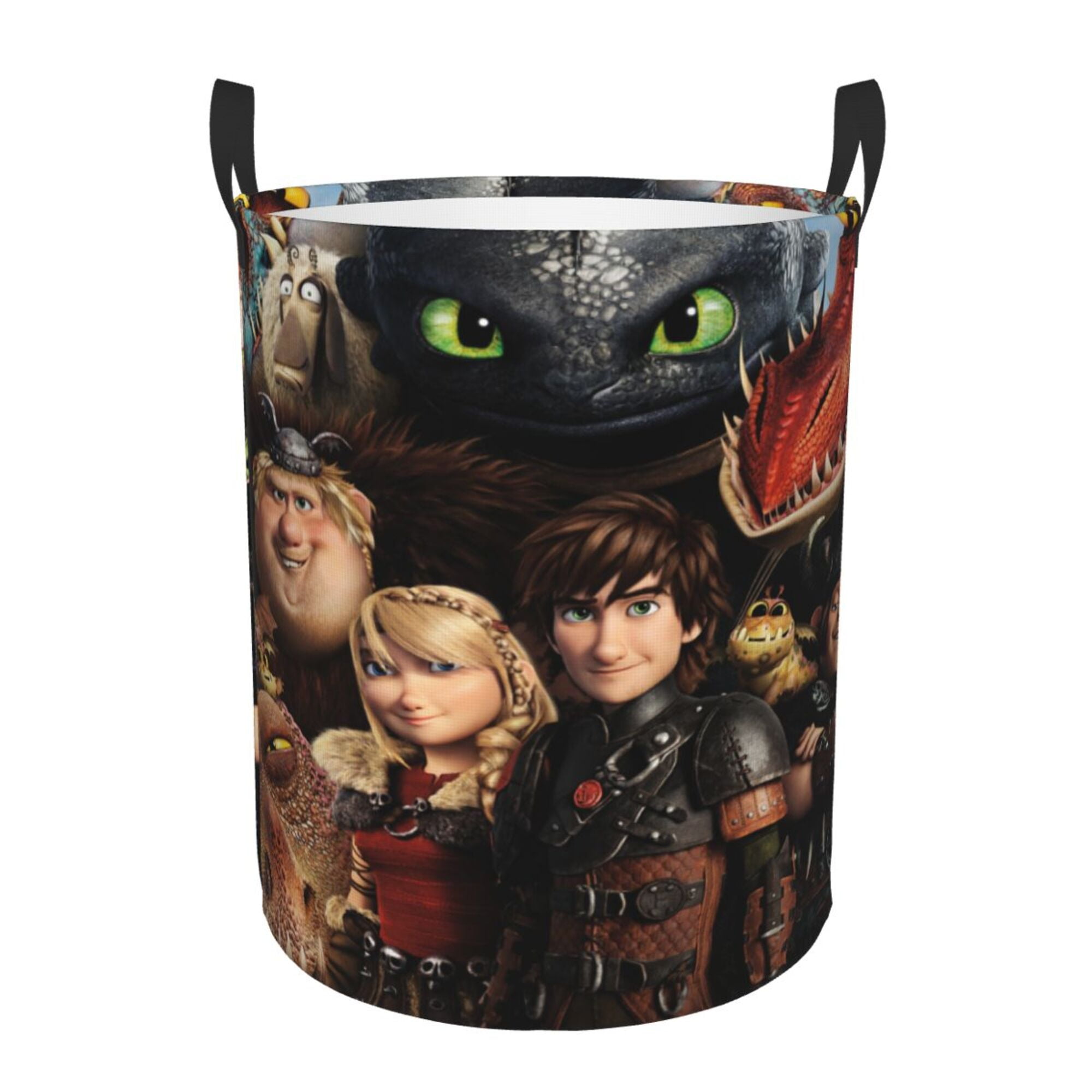 How To Train Your Dragon Toothless Large Laundry Hamper Basket Durable ...