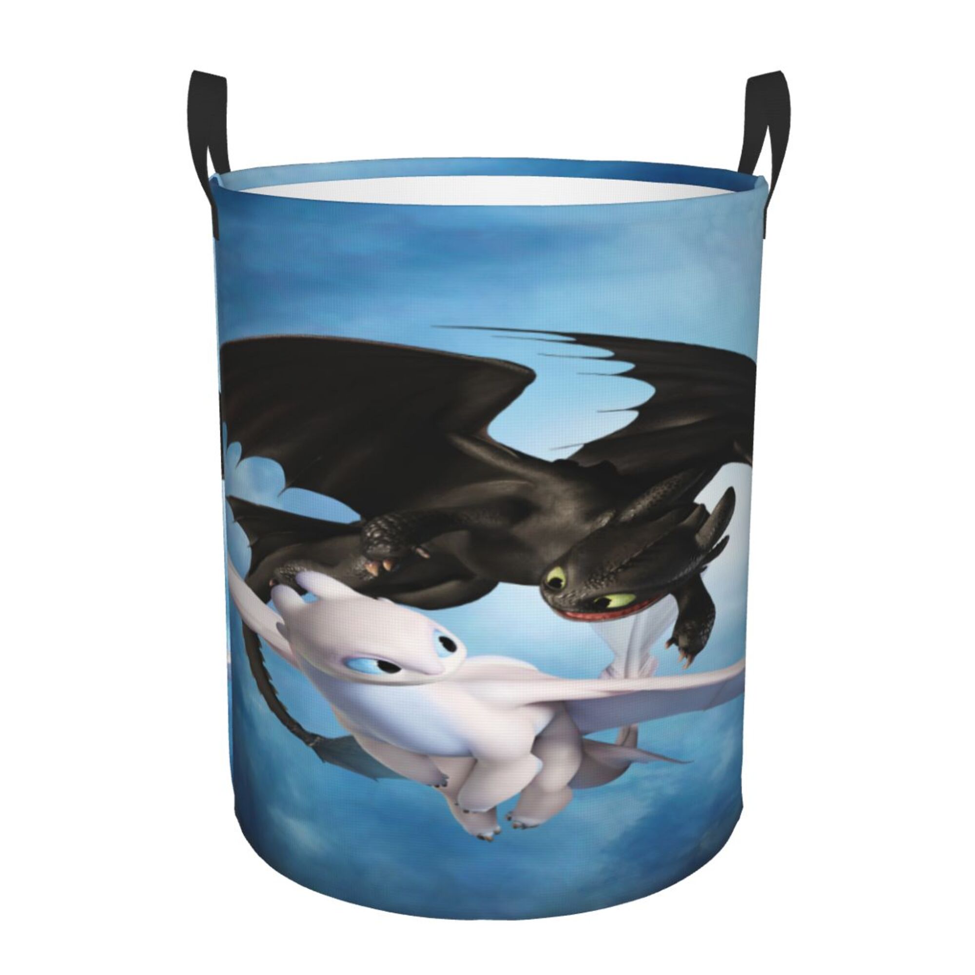 How To Train Your Dragon Toothless Large Laundry Hamper Basket Durable ...
