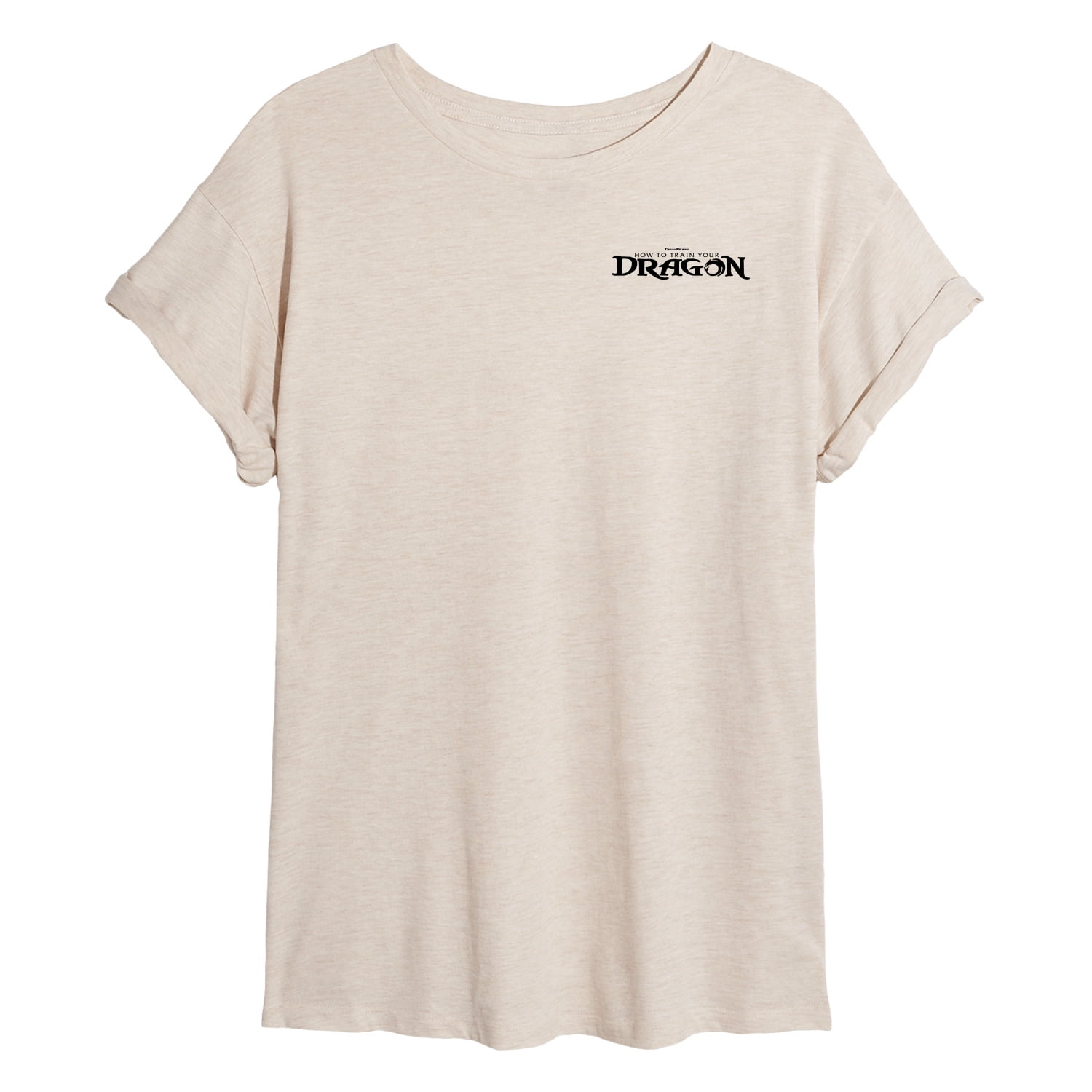How To Train Your Dragon - HTTYD - Juniors Oversized Graphic T-Shirt ...